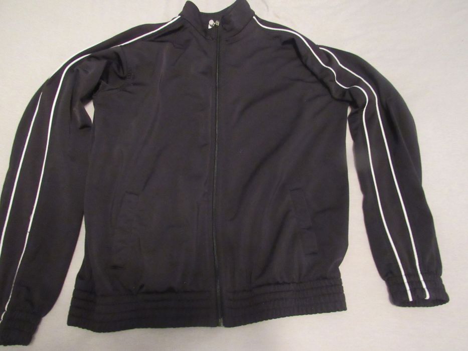 Other Black Track Jacket with white stripes | Grailed