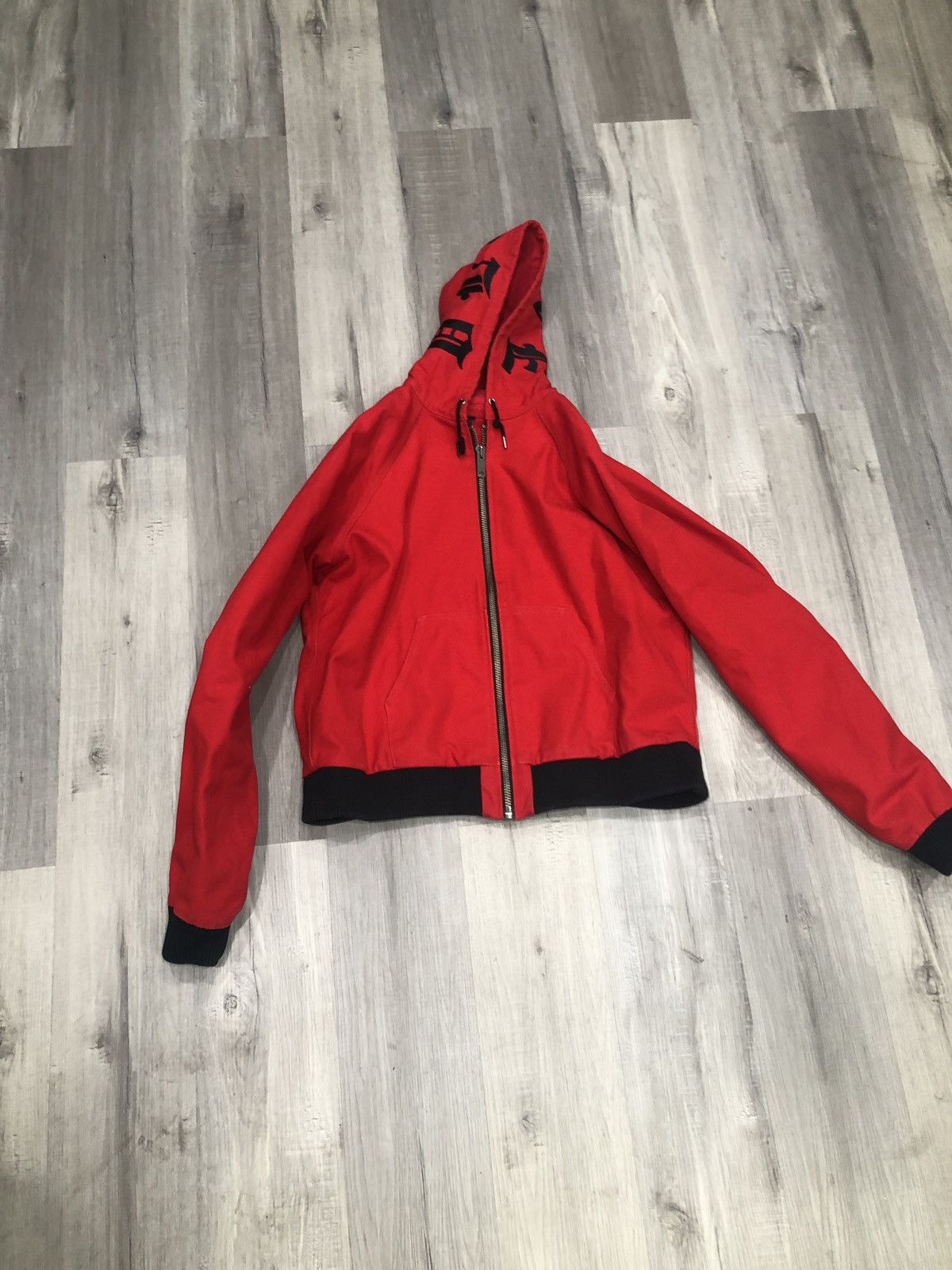 Vlone Red Embroidery Vlone Jacket | Grailed