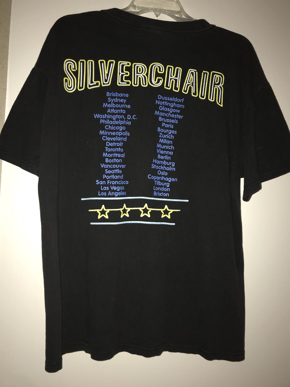 Vintage Super Rare Silverchair Neon Ballroom 2000 Tour Merch Tshirt ...