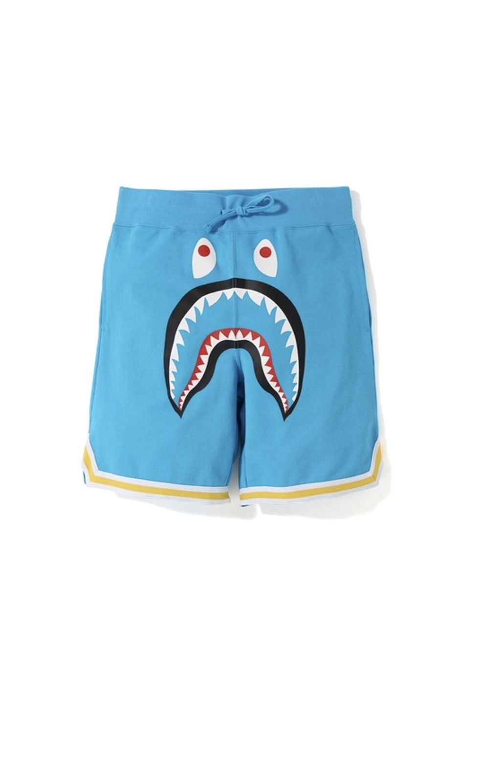 Bape Light Blue Bape Shark Shorts | Grailed