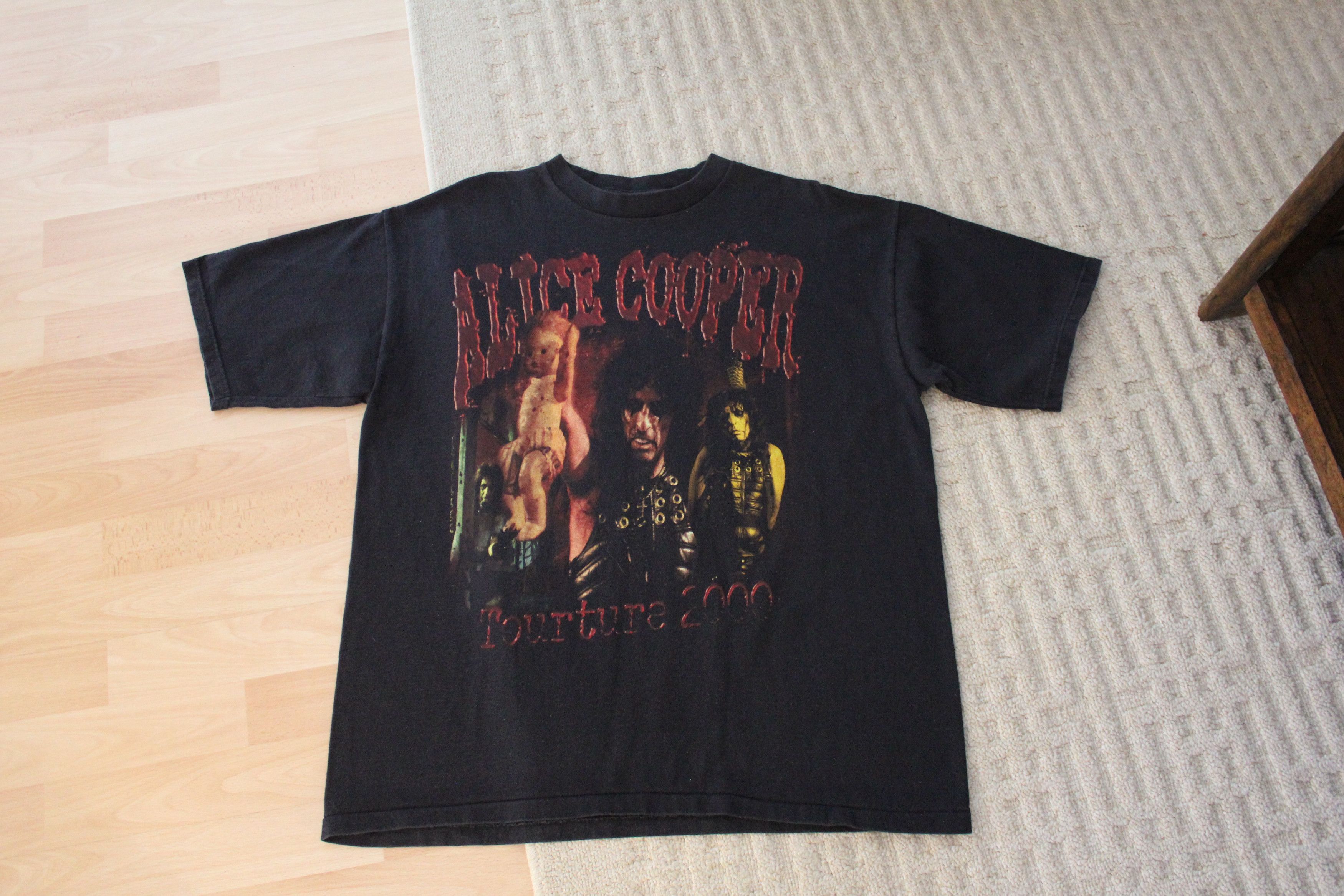 Band Tees × Tour Tee × Vintage Alice Cooper Tourtura 2000 The Tour With ...