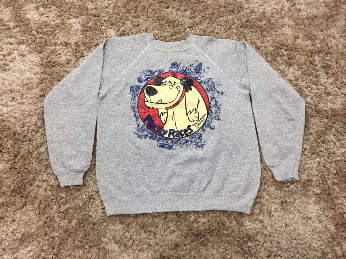 Cartoon Network Vintage 80s Wacky Races Cartoon Animated Pullover ...