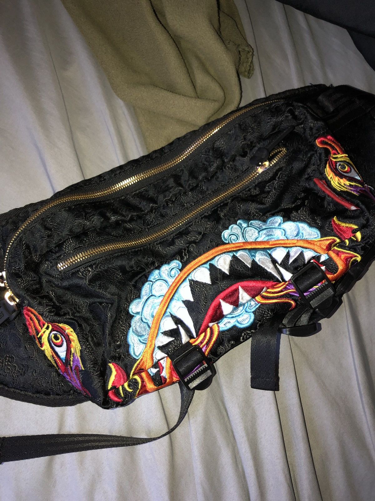 Sprayground [Limited Edition]SprayGround Dragon Shark Crossbody | Grailed