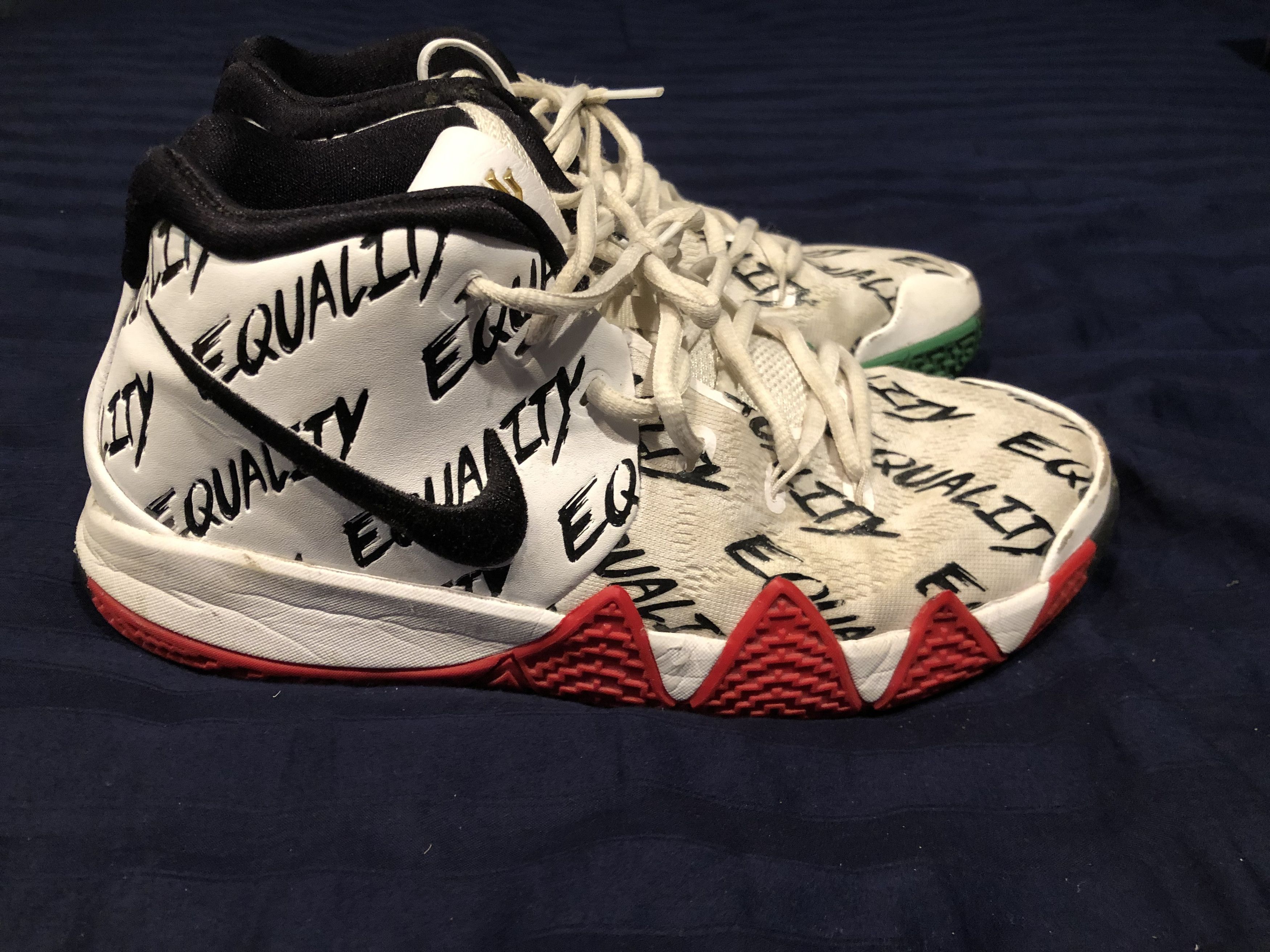 Nike Kyrie 4 BHM "Equality" | Grailed