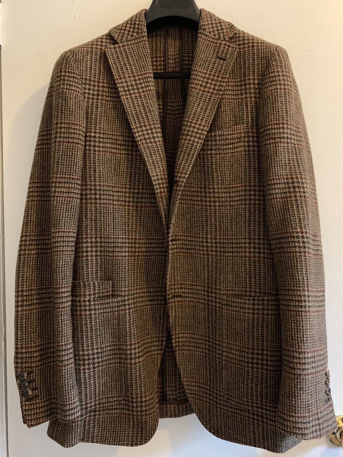 Drakes Drake’s Glen Check Tweed Jacket 38L | Grailed