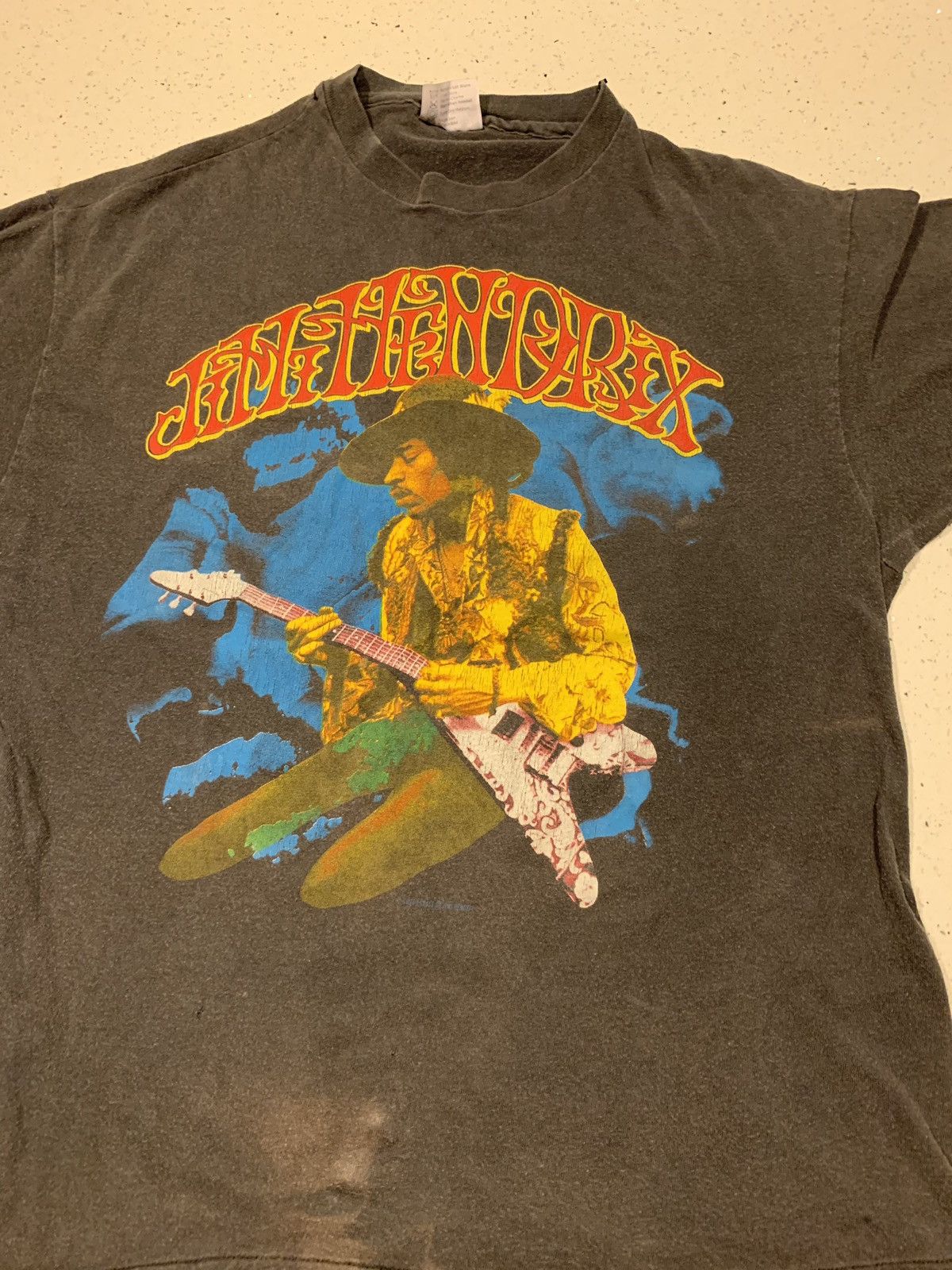 Hanes Vintage Jimmy Hendrix 1988 Guitar Greats | Grailed
