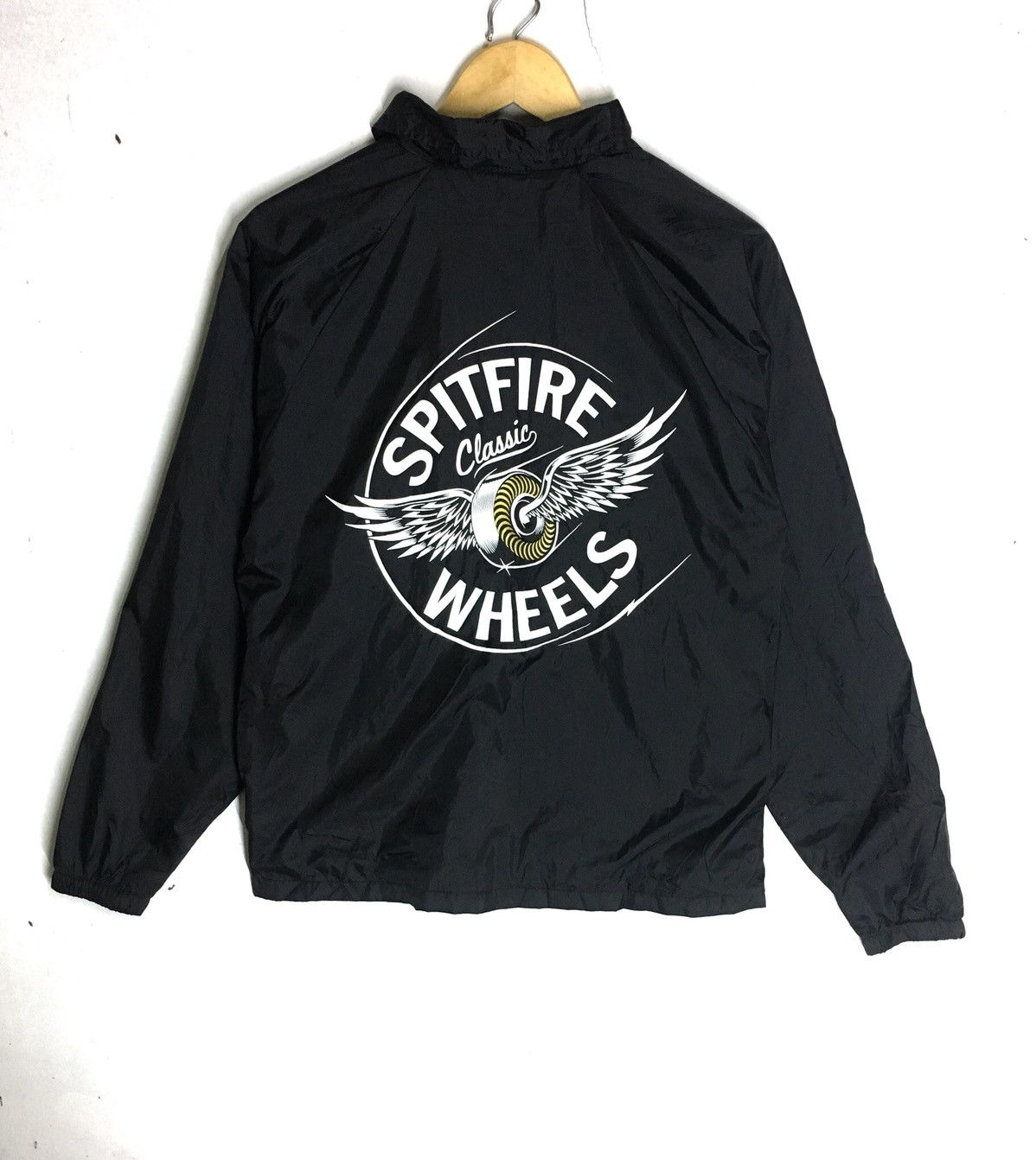 Spitfire × Vintage Rare Design Vintage Skateboard Spitfire Windbreaker ...