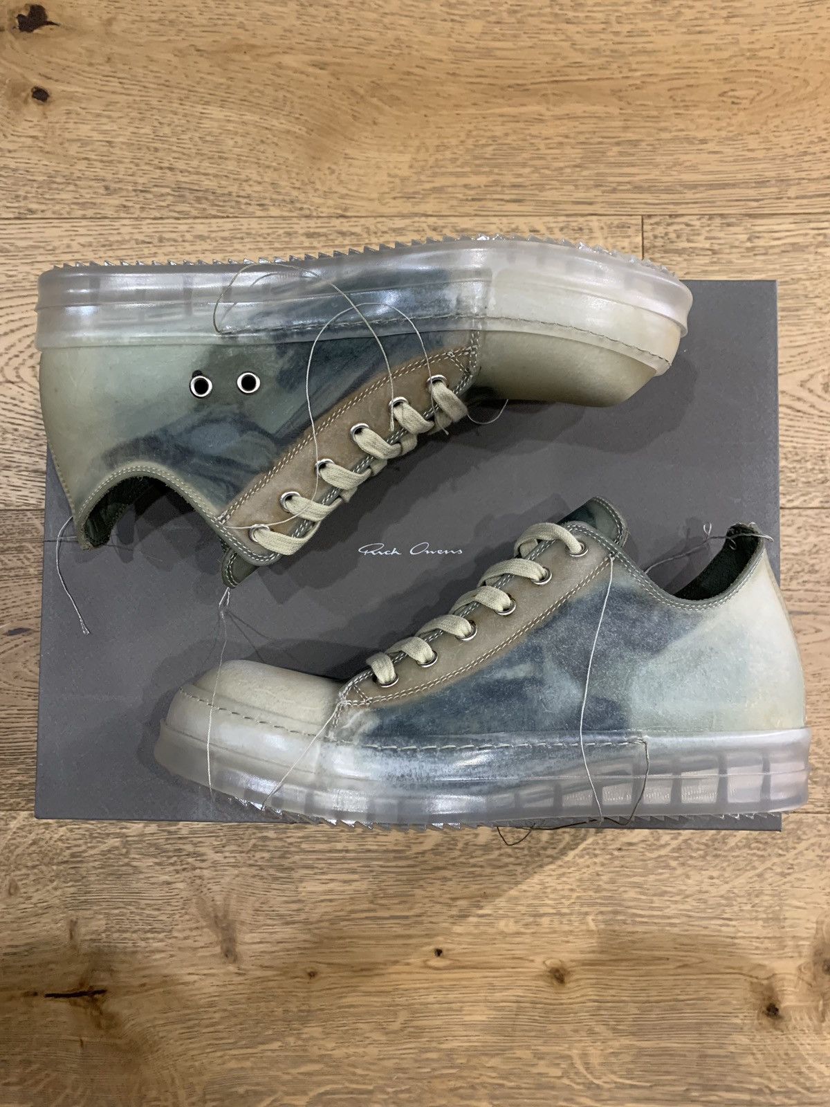 Rick Owens Main Line Ramones (No Cap Low Sneakers) | Grailed