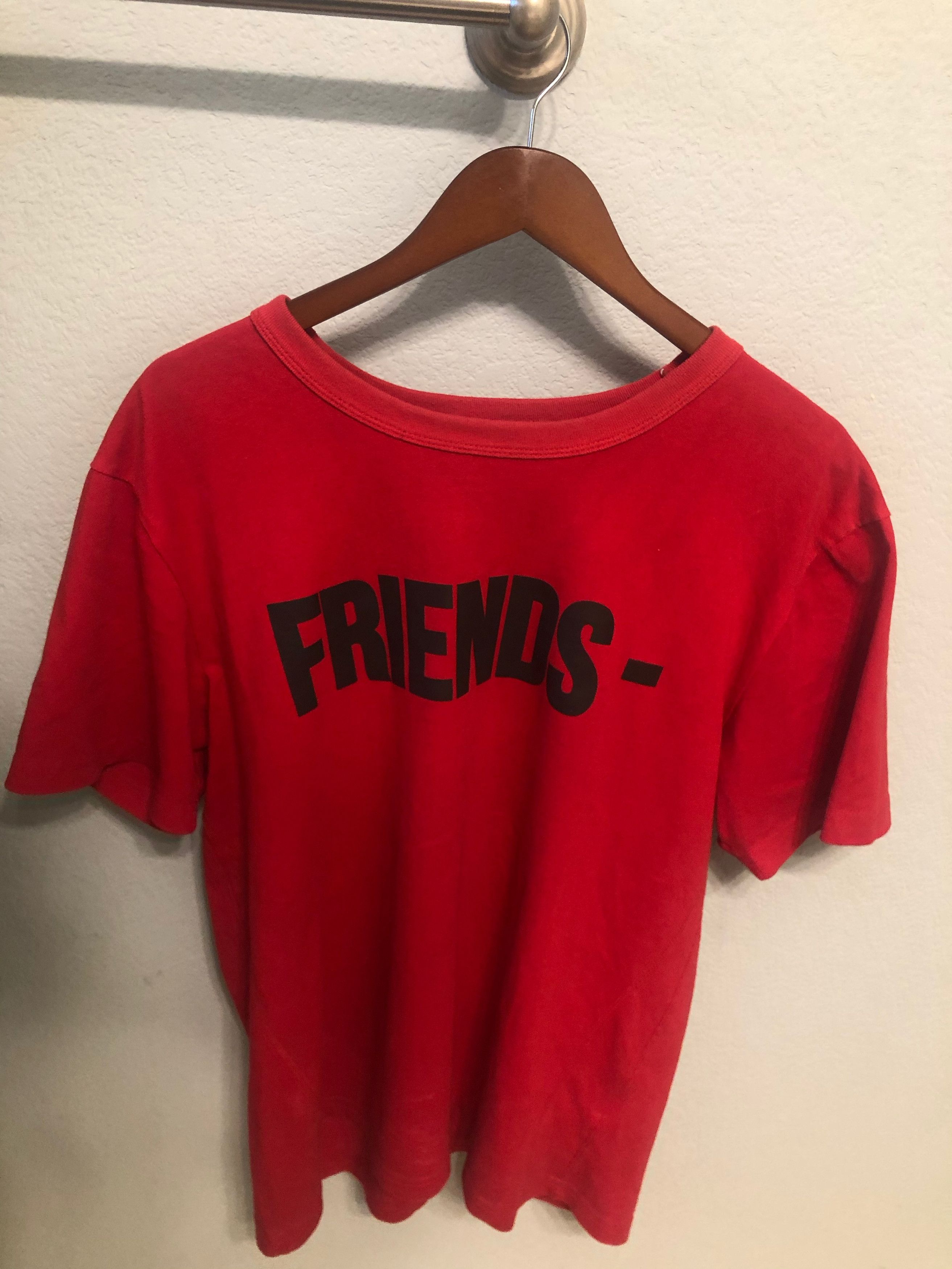 Vlone Red Vlone FRIENDS Tee | Grailed