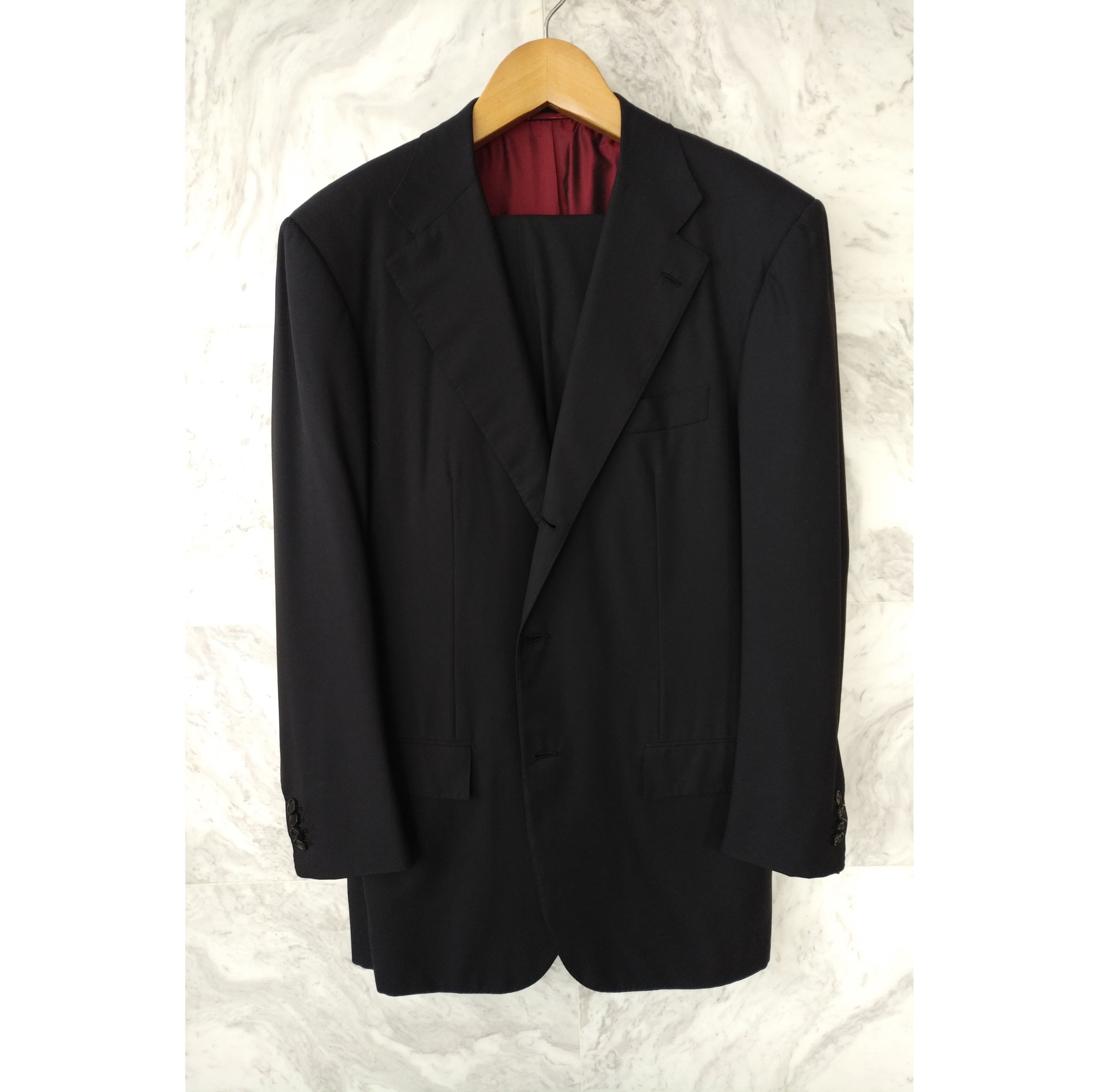 Kiton RARE 10k Blue Kiton Suit Red Lining Super 180s 44/54RR | Grailed