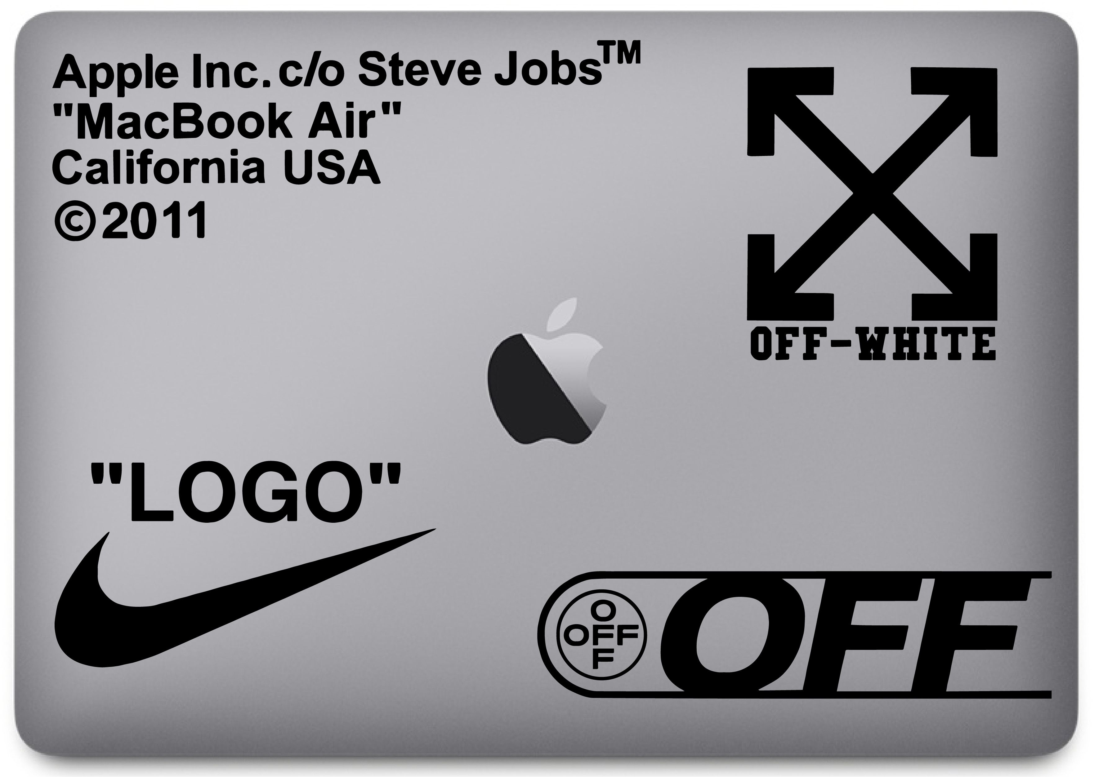 Nike × Virgil Abloh Off-White Stickers Pack | Grailed