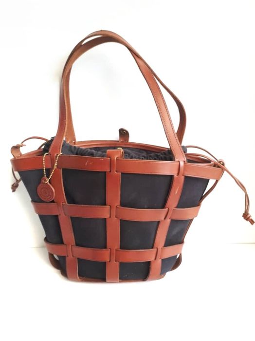 Japanese Brand Just campagne small balon liberty basket bag X inner set ...