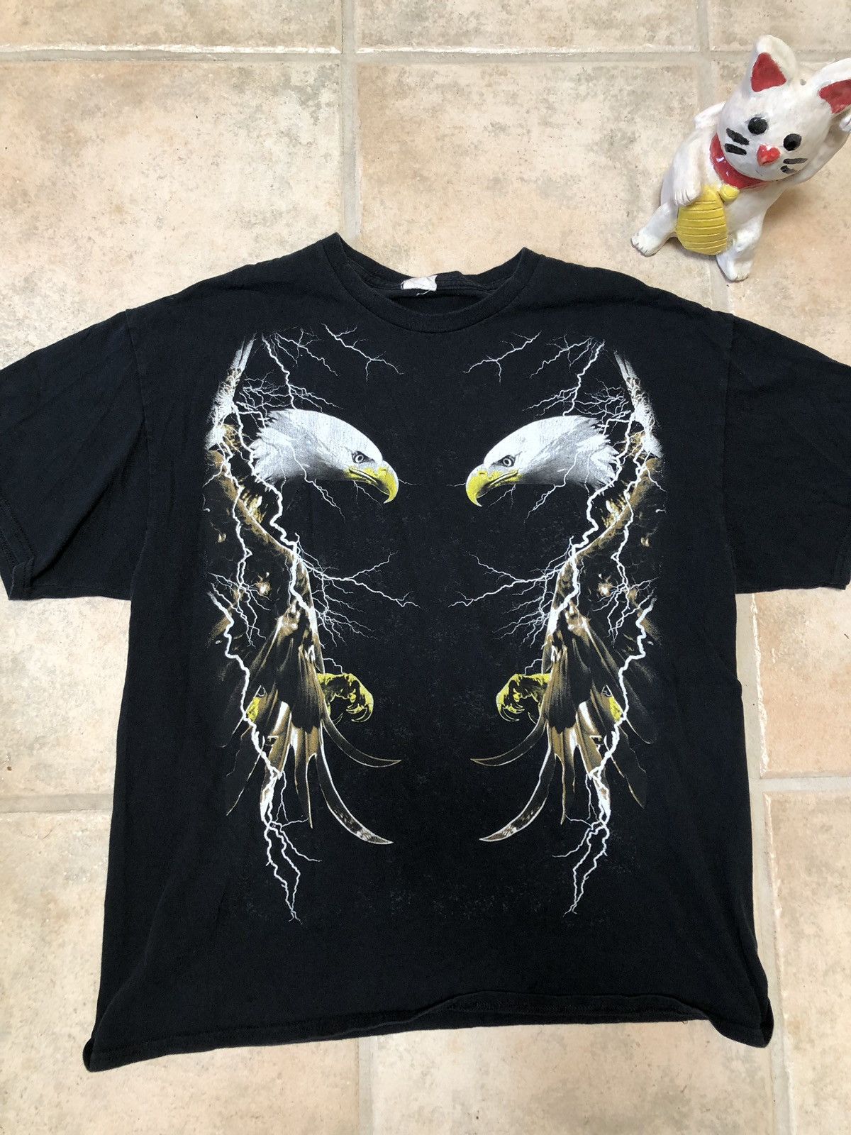 Other × Travis Scott Vintage Travis Scott Type Lightning Eagle Tee ...