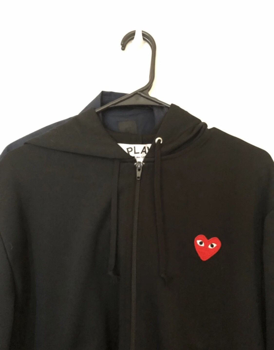 Comme des Garcons Cdg black zip up hoodie | Grailed