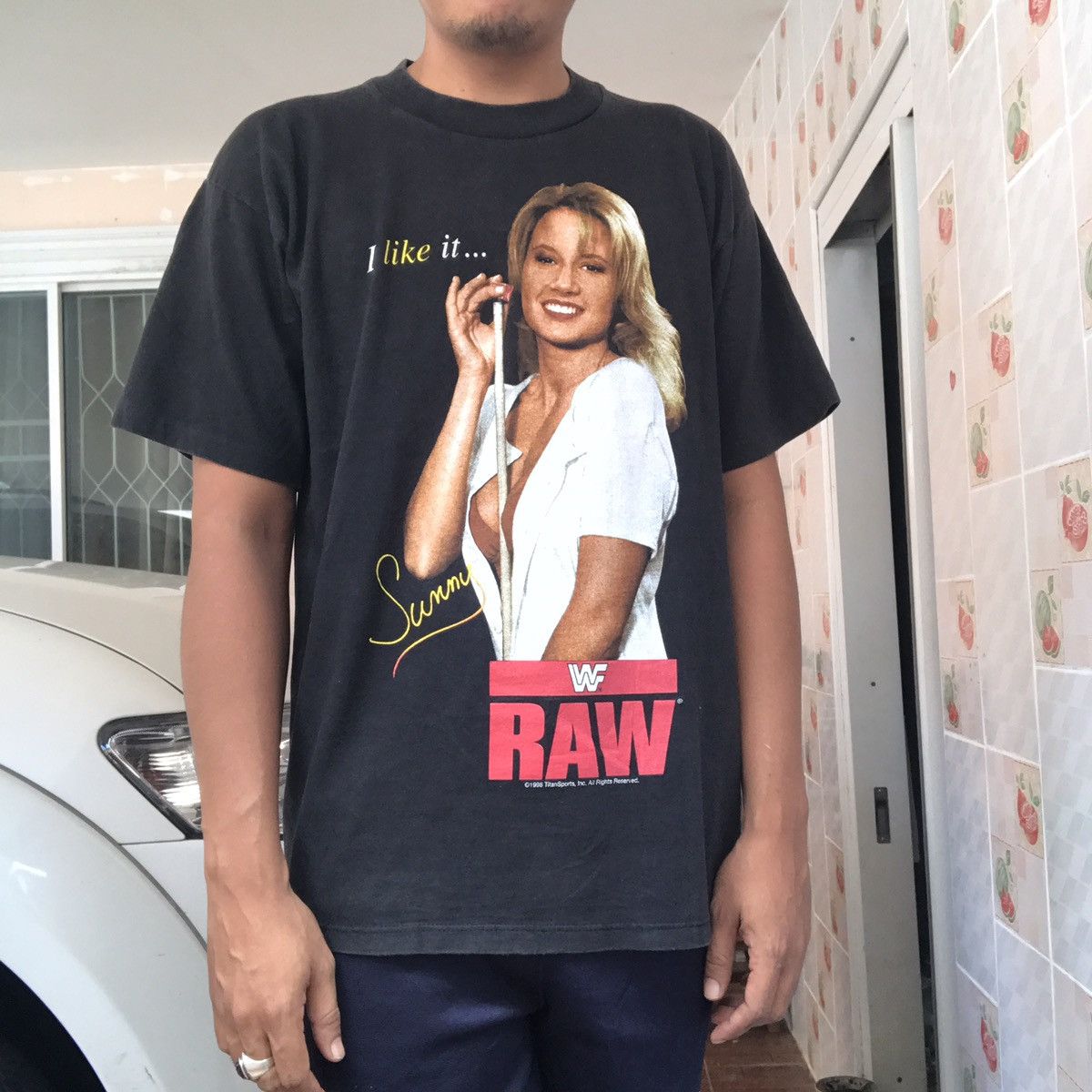 Vintage × Wwf 1996 Sunny WWF T Shirt | Grailed