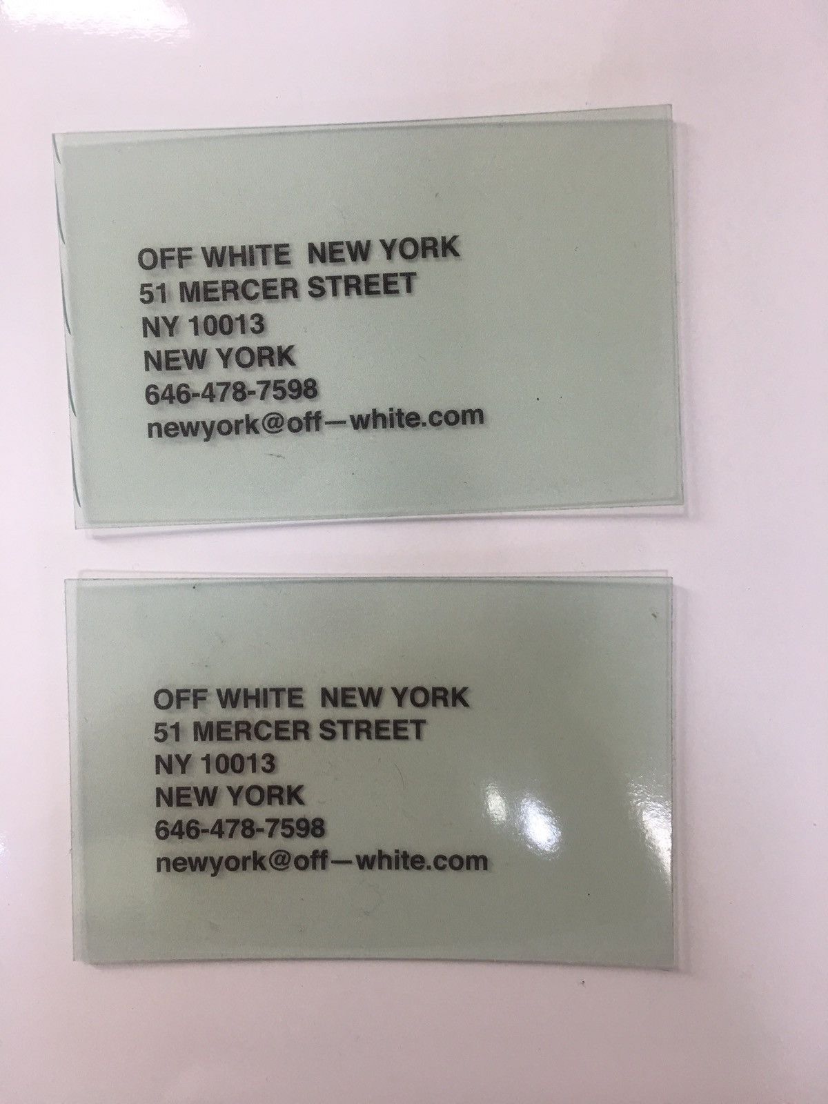Off-White Off White Business Cards | Grailed