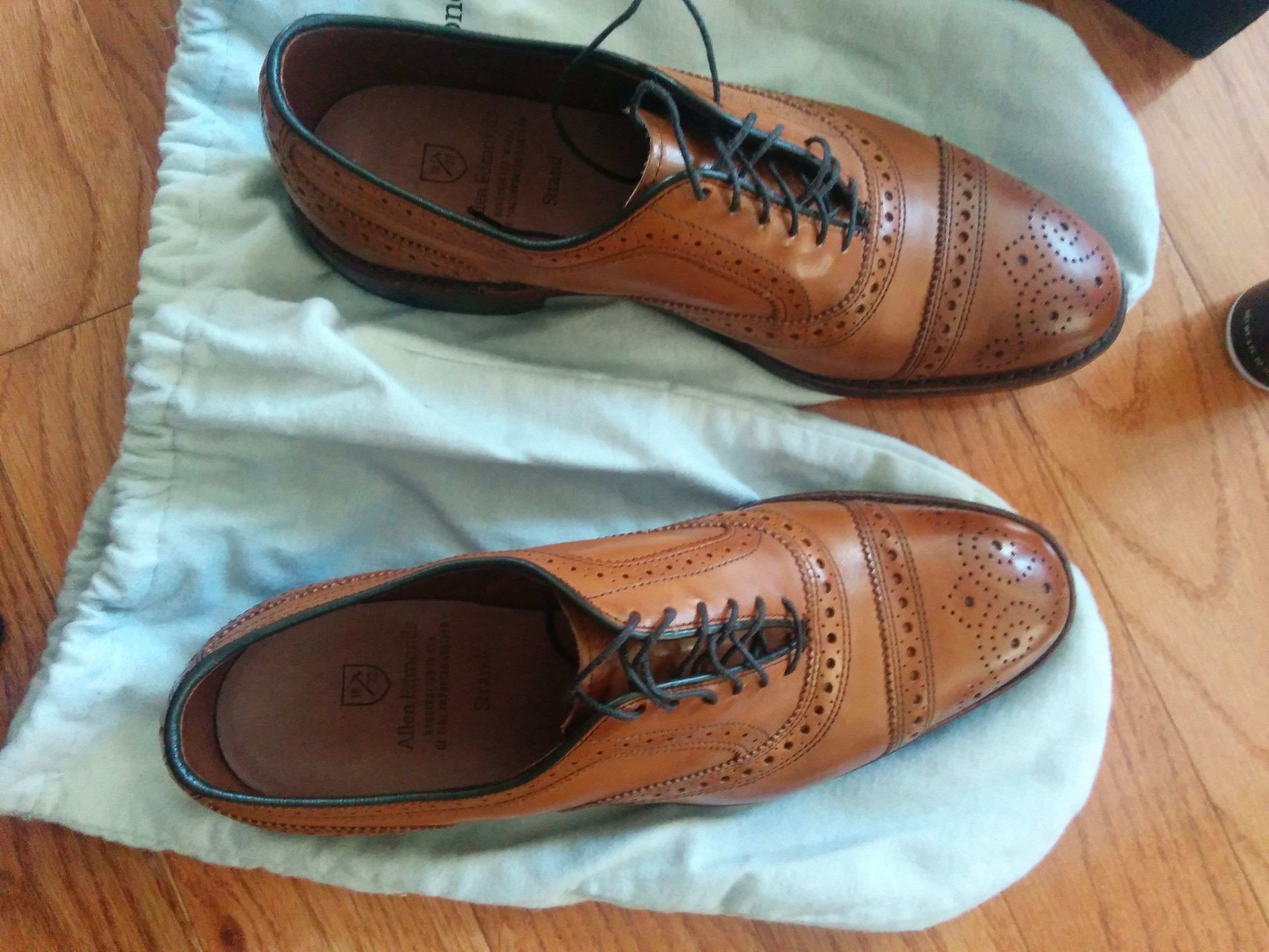 Allen Edmonds Walnut Strand with Sole edge dressing | Grailed