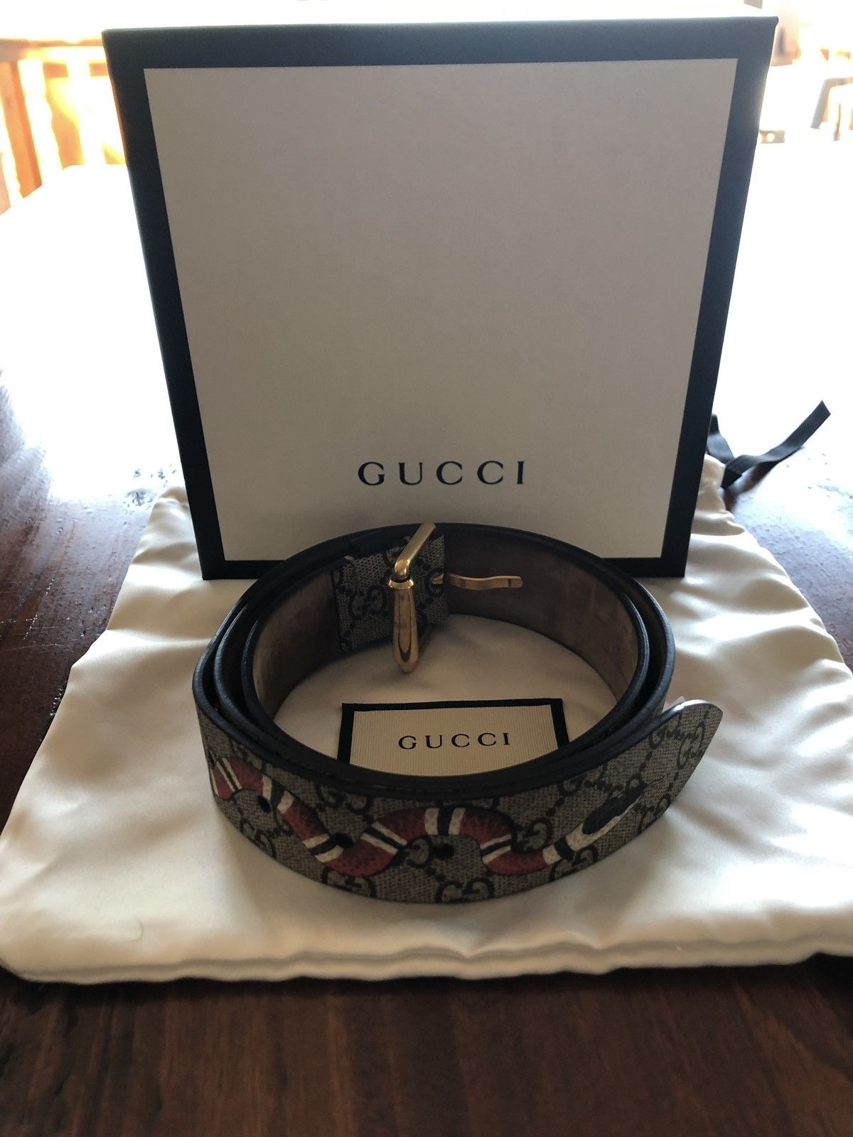 Gucci Men’s Gucci snake belt | Grailed