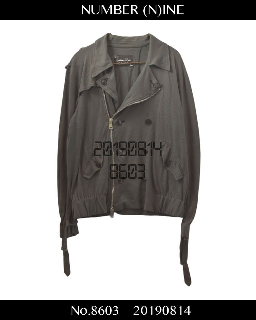 Number (N)ine NUMBERNINE / Jersey Riders Jacket / 8603 - 0814 69.5 ...