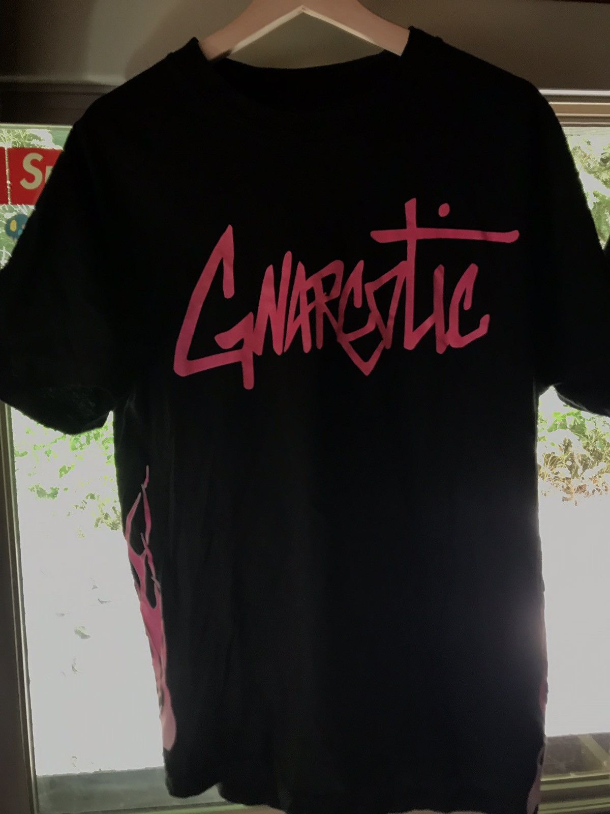 Gnarcotic GNARCOTIC PINK FLAME TEE | Grailed