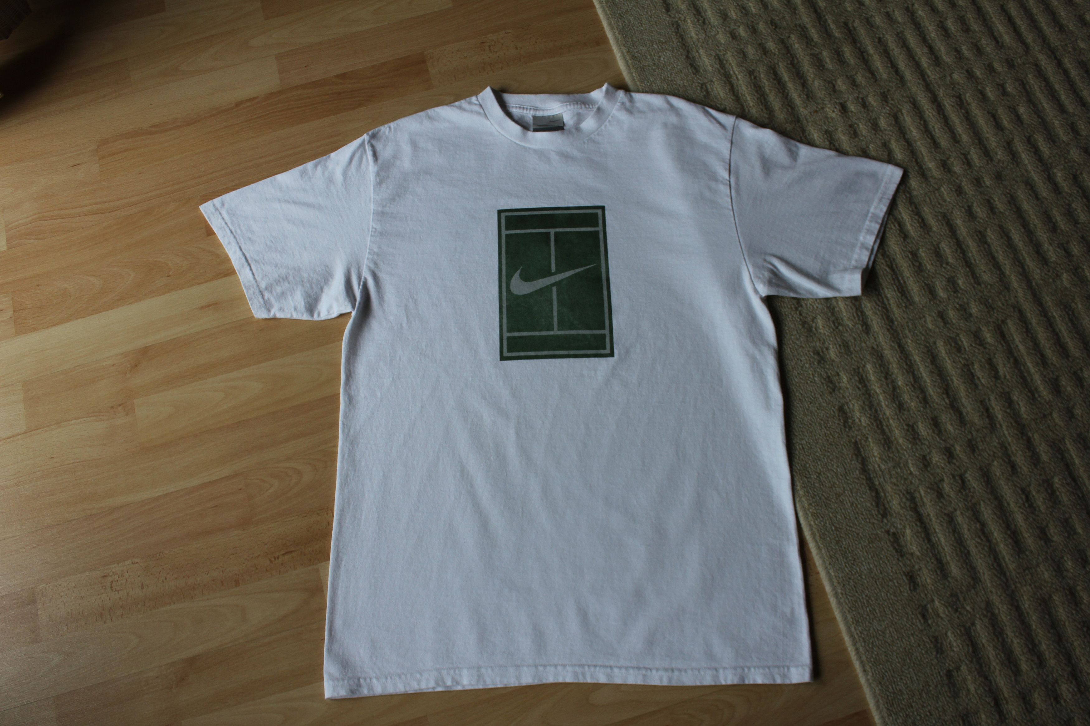 Nike × Vintage Nike Challenge Court Grey Tag Tee | Grailed