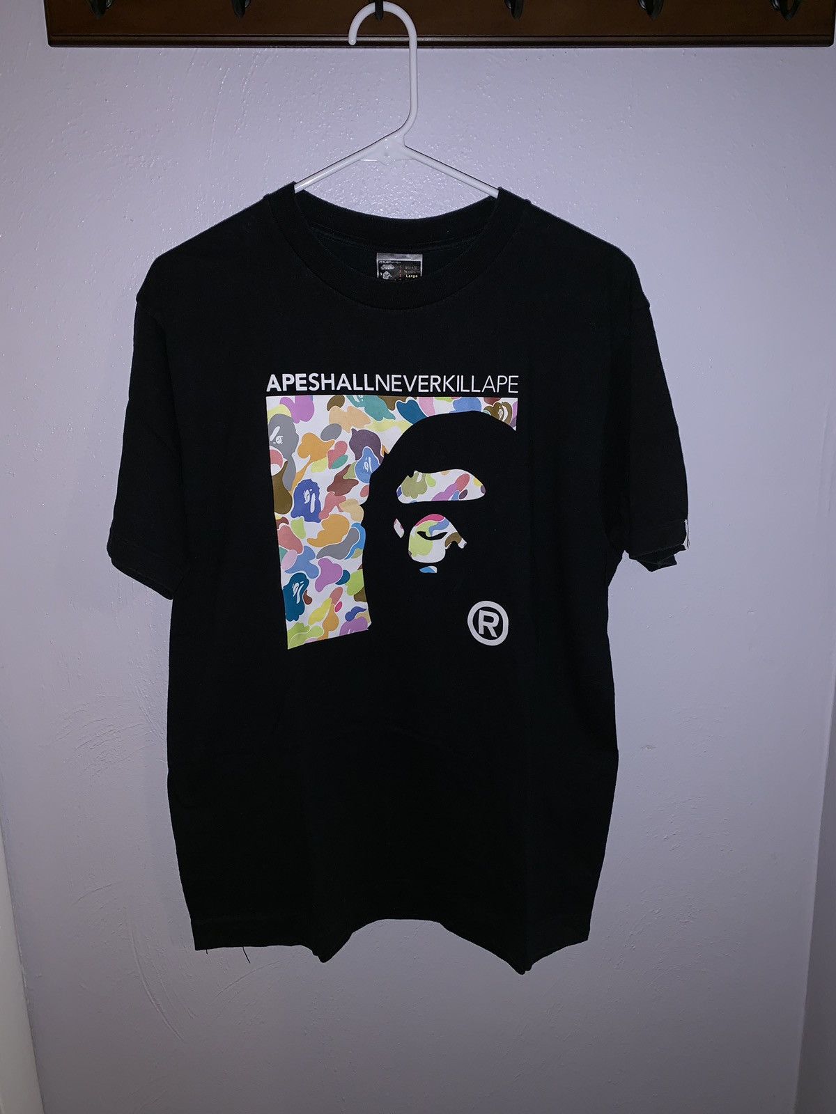 Bape Bape - Robin Williams “Ape Shall Never Kill Ape” Worn Tee | Grailed