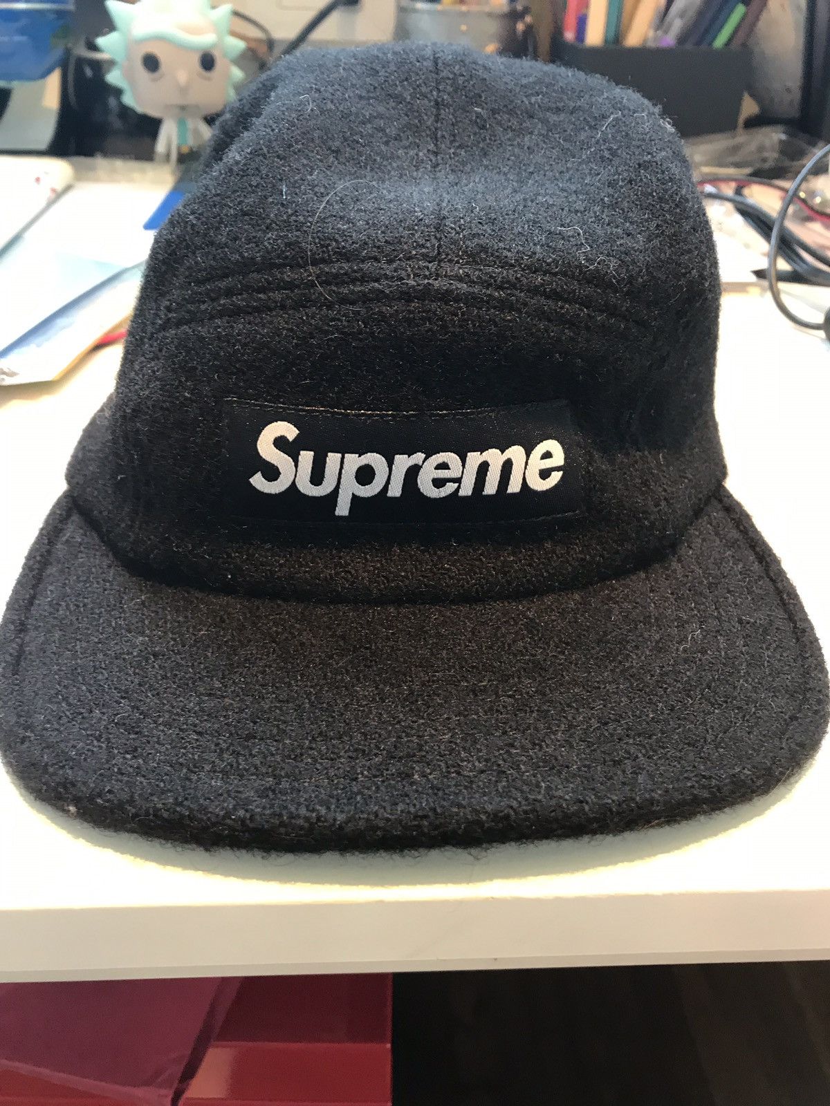Supreme Red Wool/Polyester Supreme Hat | Grailed