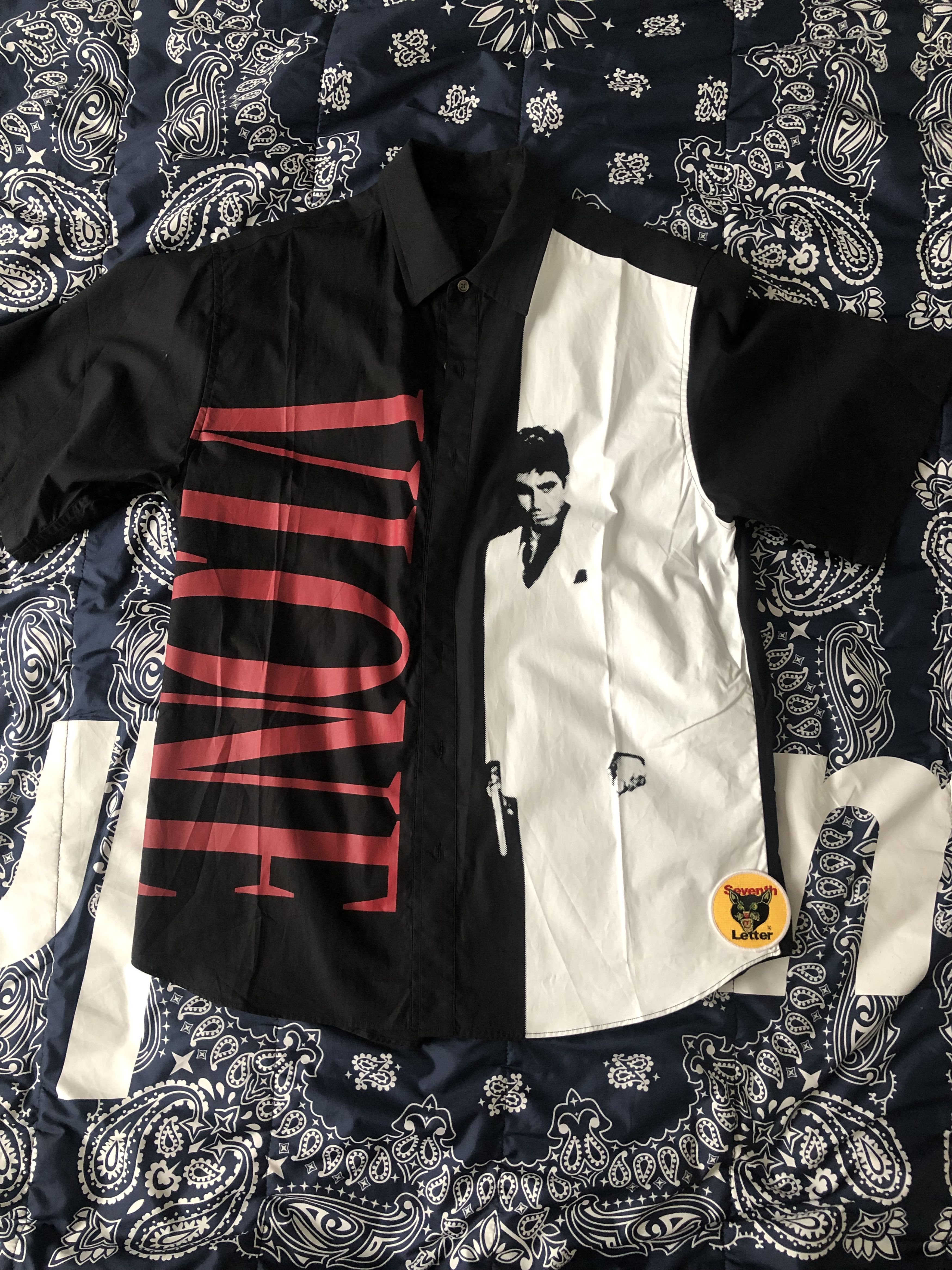 Vlone Vlone Scarface Button Up | Grailed