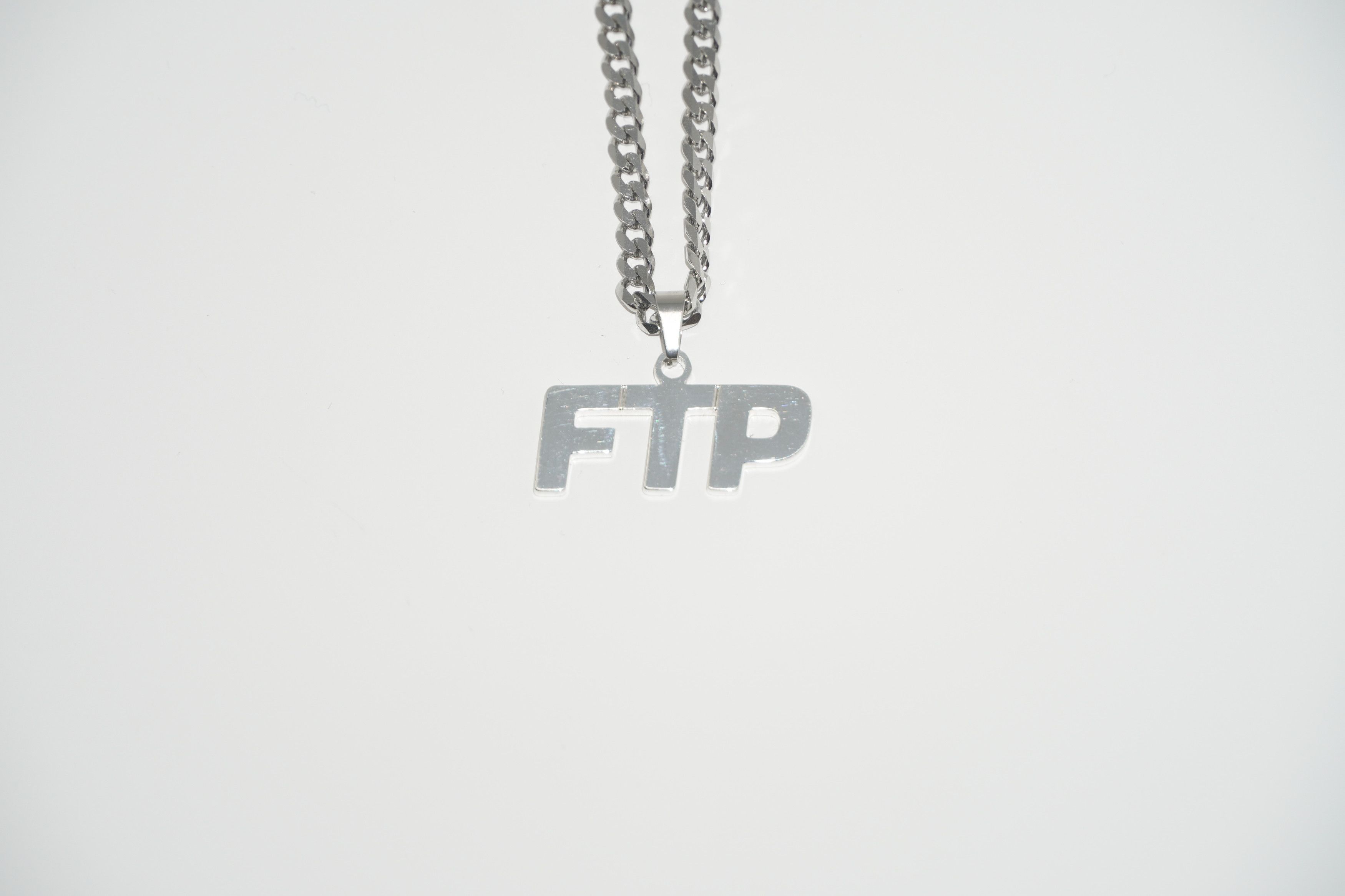 Jewelry FTP Fuck The Population Silver Curb Chain Necklace 20" | Grailed