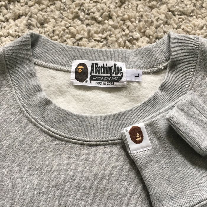 Bape BAPE® x SIMPSONS Crewneck in Grey | Grailed