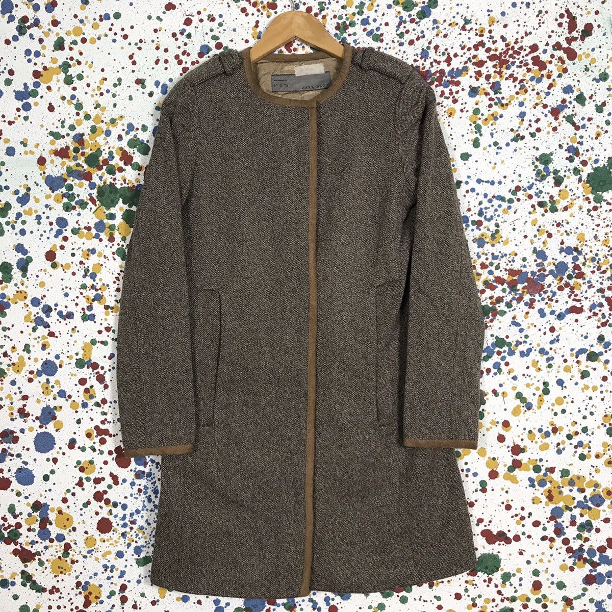 Zara LAST DROP Zara Basic Trench Jacket coat Long Coat | Grailed
