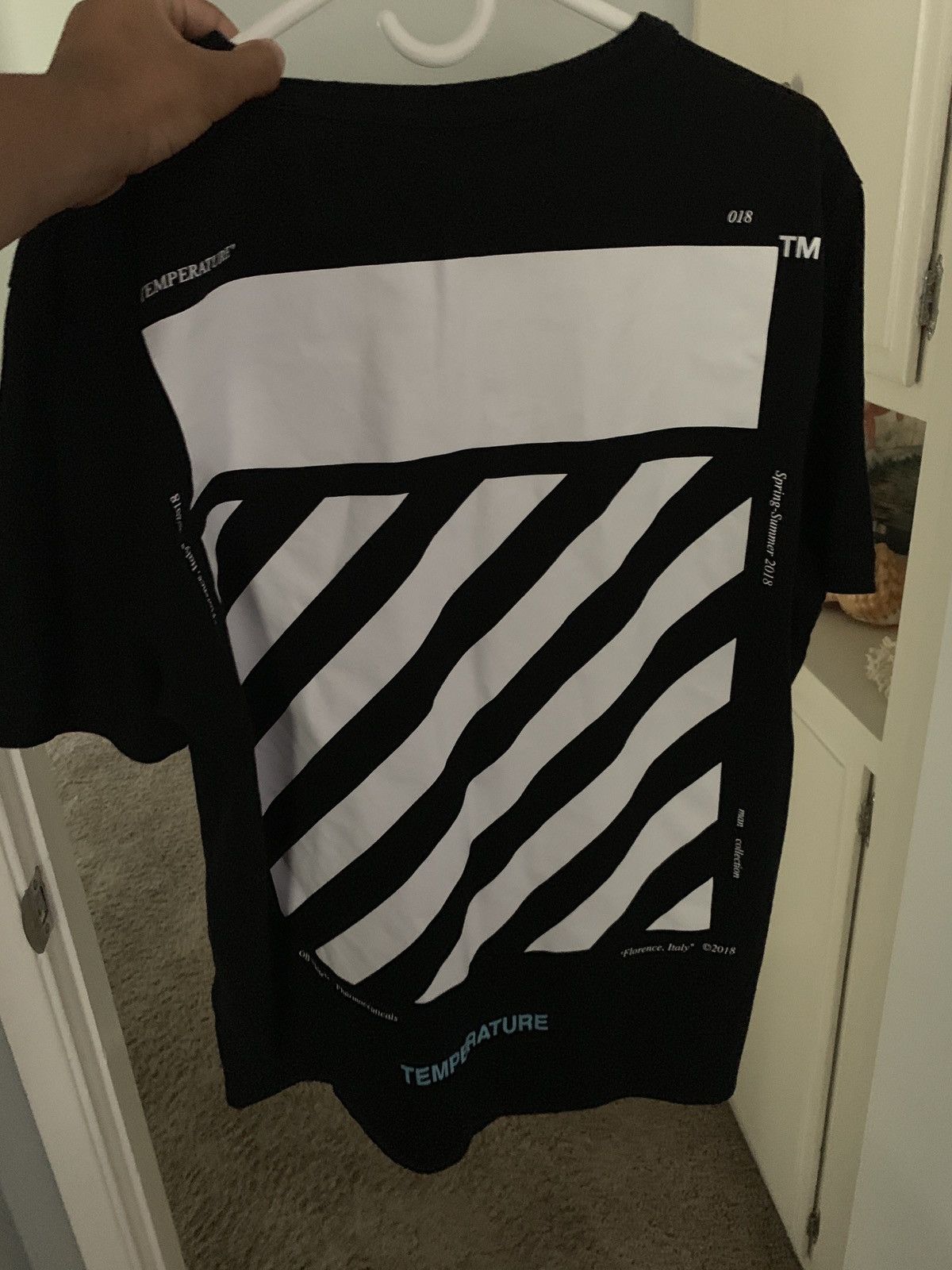 Off-White Off White Temperature Tee | Grailed