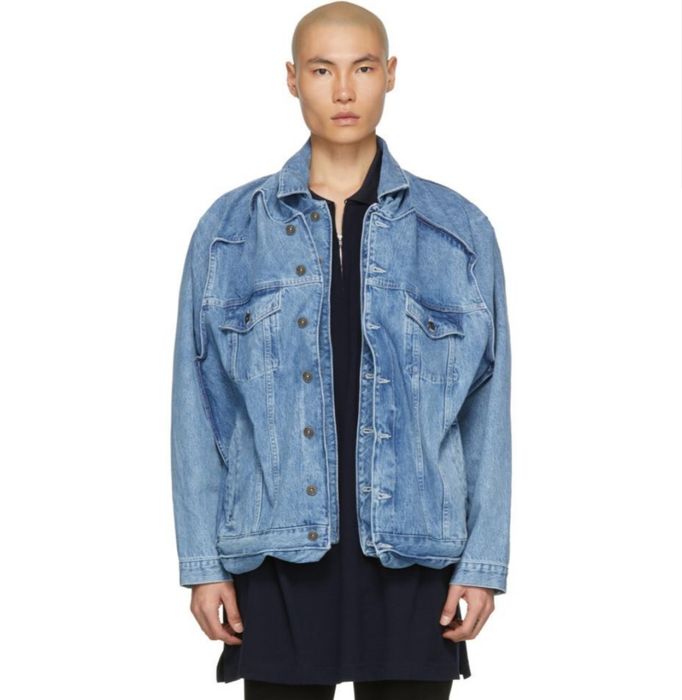 Y/Project Pop Up Denim Jacket | Grailed