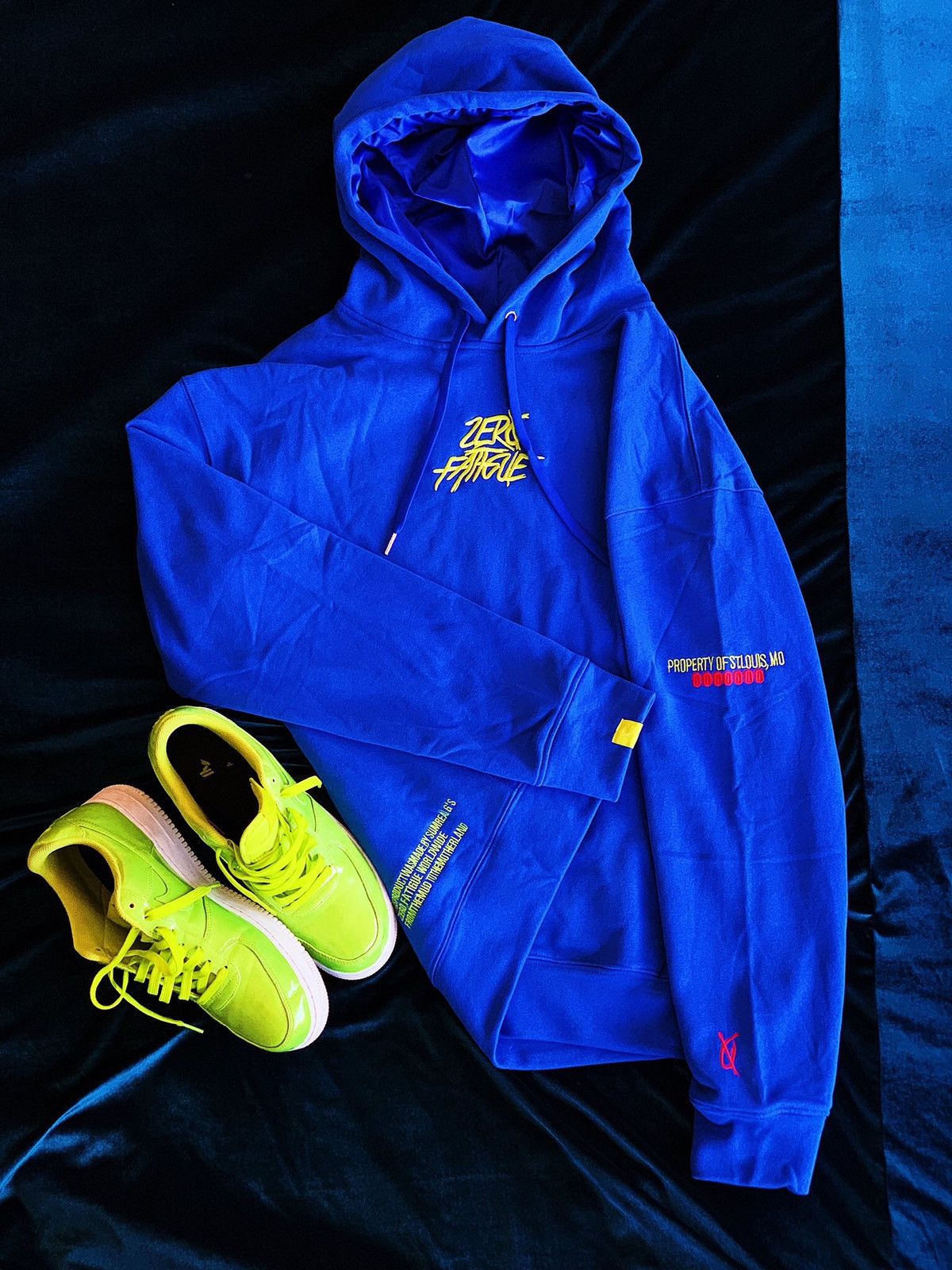 Other Smino X Zero Fatigue Satin Hoodie Grailed