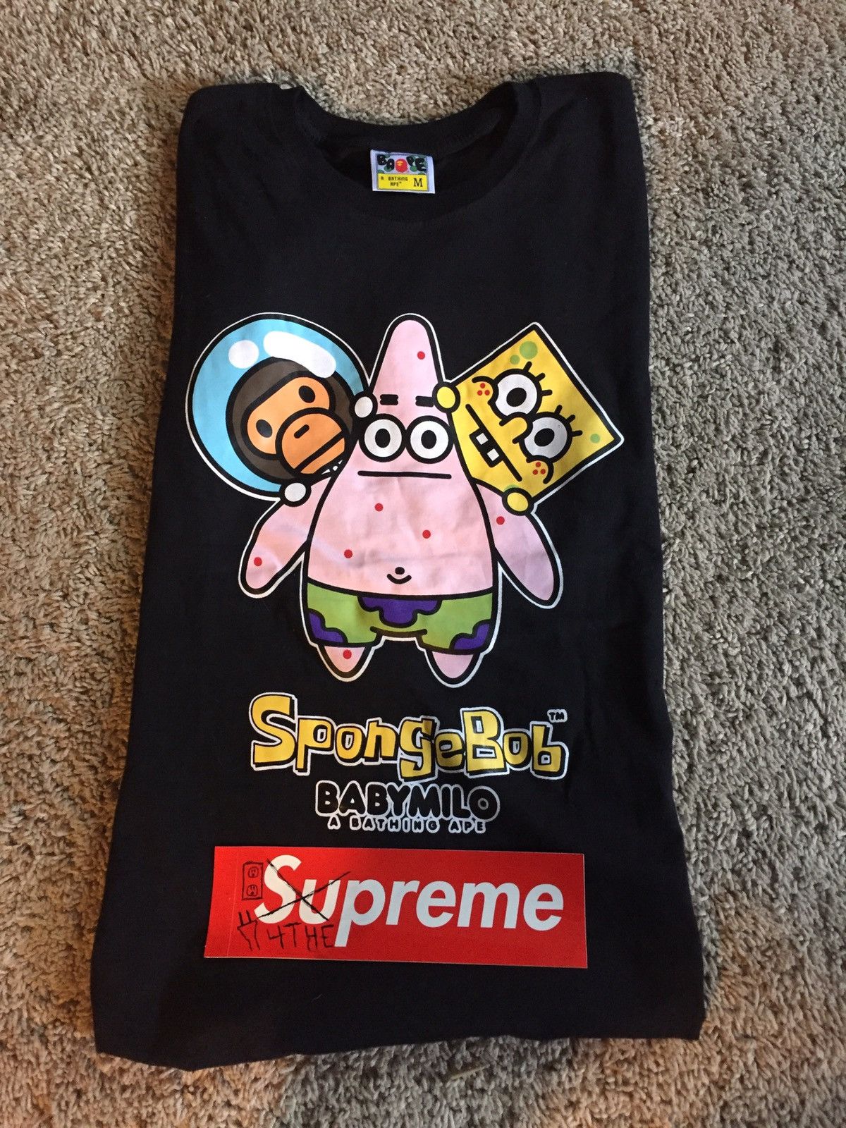Bape SpongeBob/Baby Milo collab | Grailed