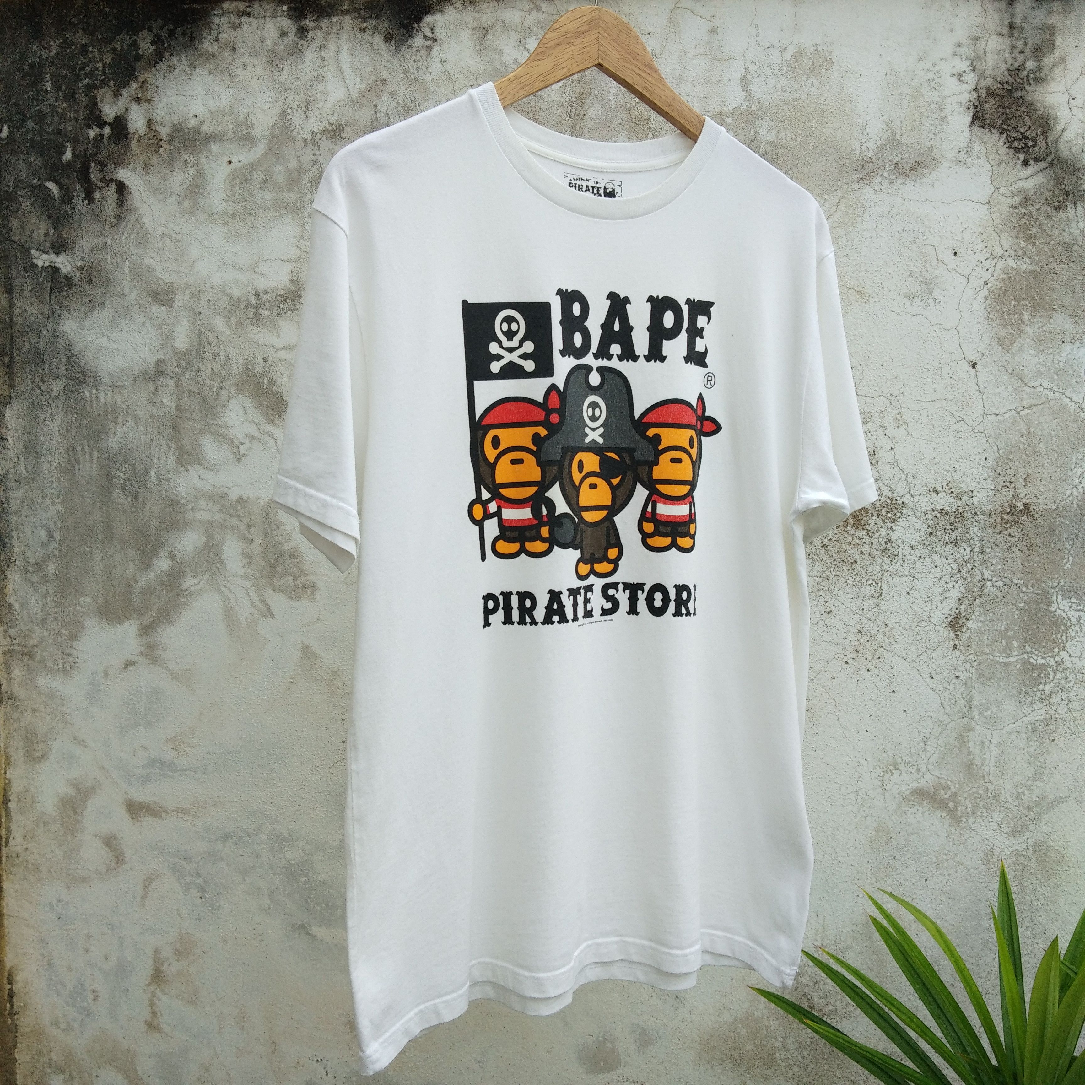 Bape A BATHING APE PIRATE STORE T SHIRT | Grailed