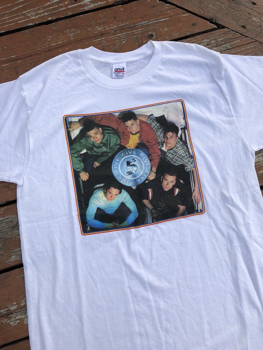 Vintage Vintage 1998 Five Five Album Promo Concert Tour Shirt XL | Grailed