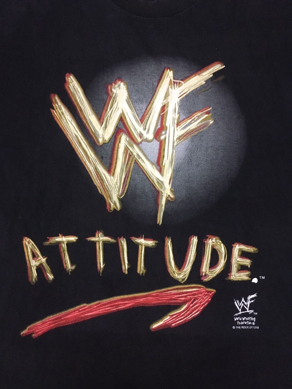 Vintage × Wcw/Nwo × Wwf Vintage The Rock T Shirt Wwf The Rock Wwf The ...