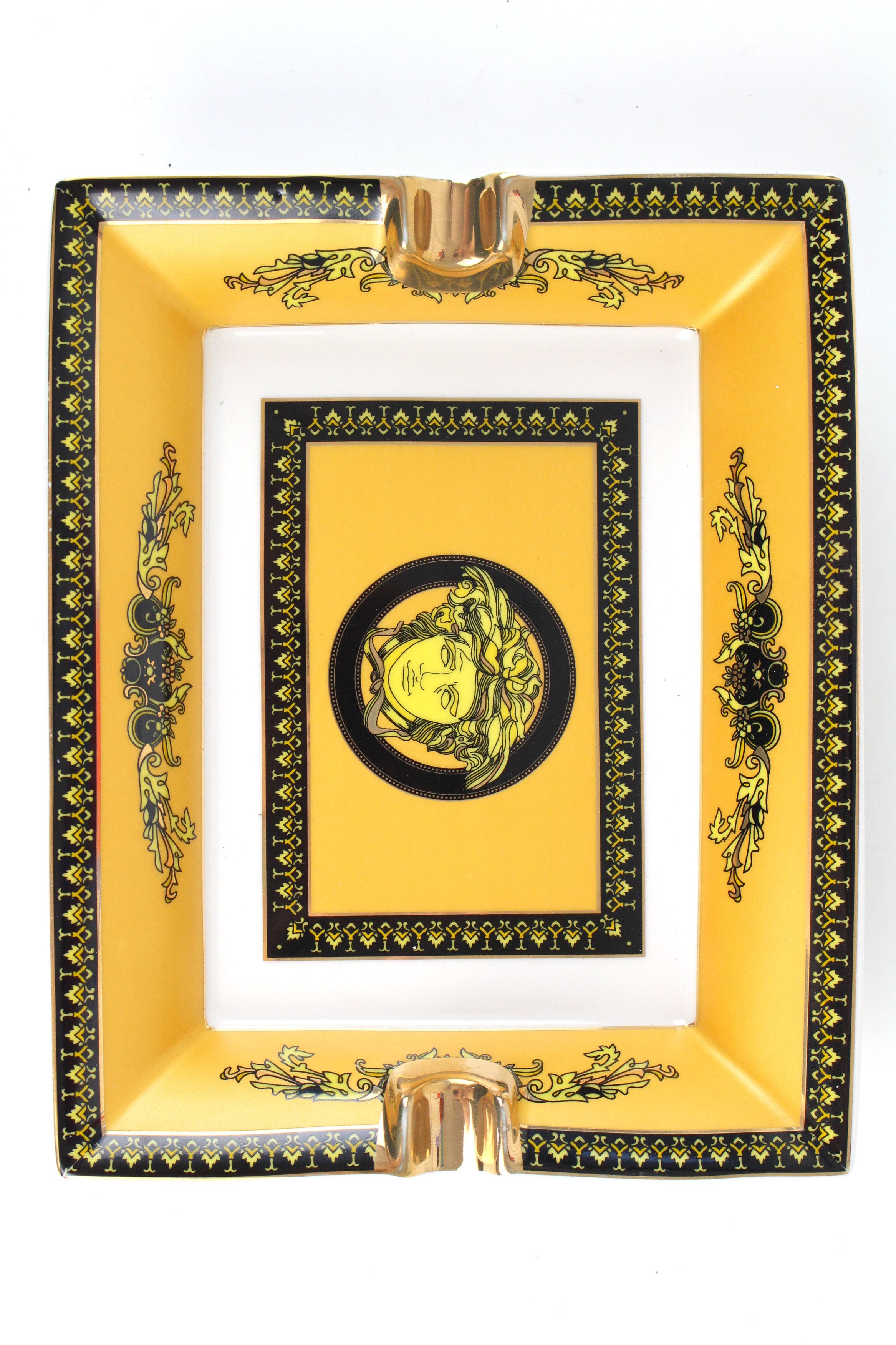 Versace Gold Medusa Cigar Ashtray | Grailed