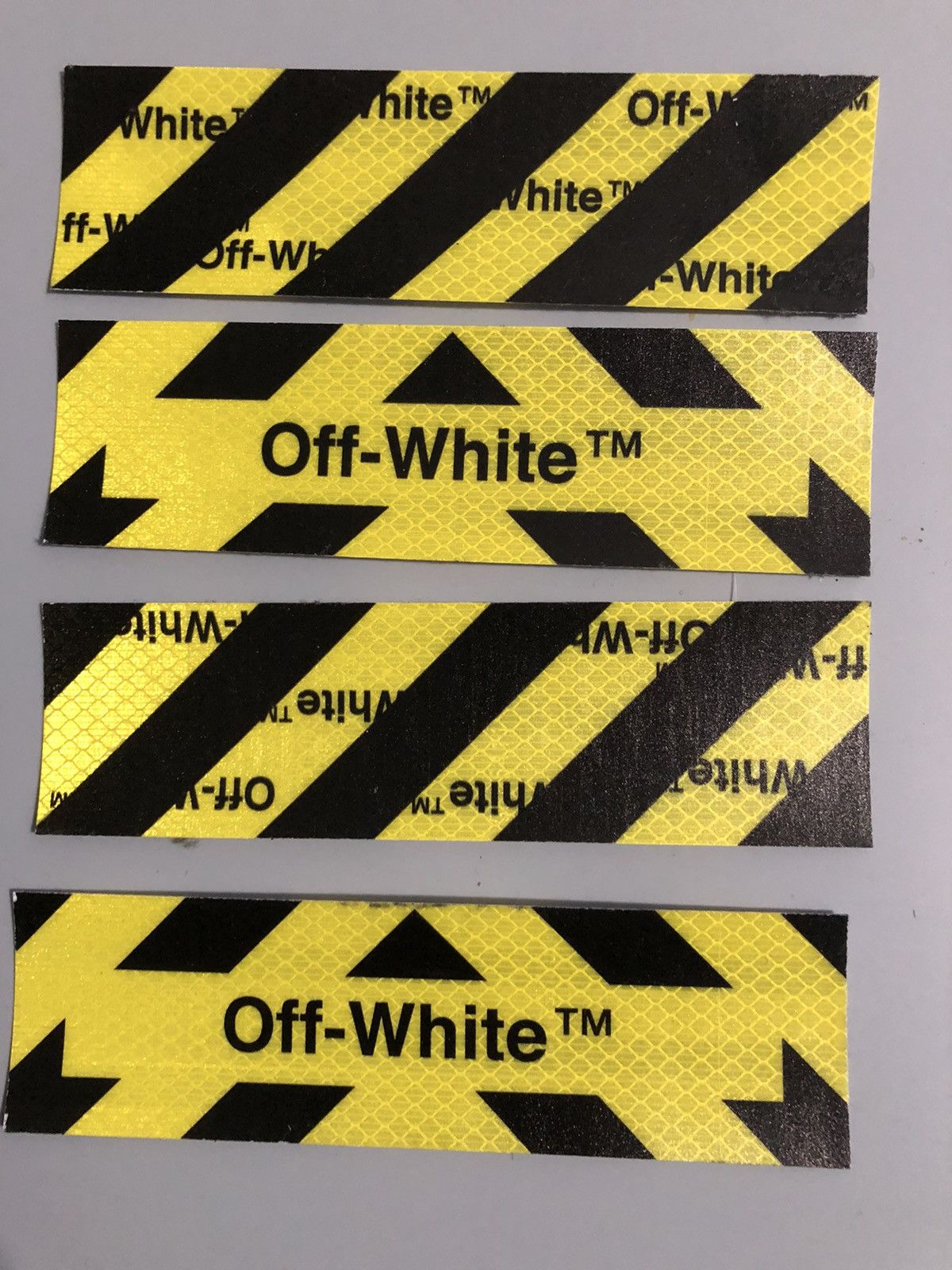 Off-White Off-white Reflective Sticker | Grailed