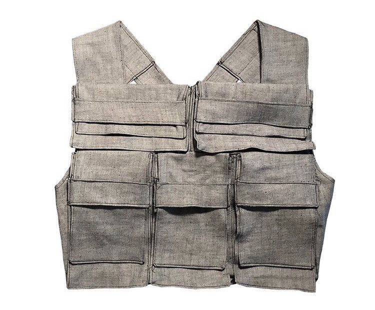 1 Of 1 HITSUJI CONVERTIBLE DENIM CHEST RIG/RUGSACK | Grailed