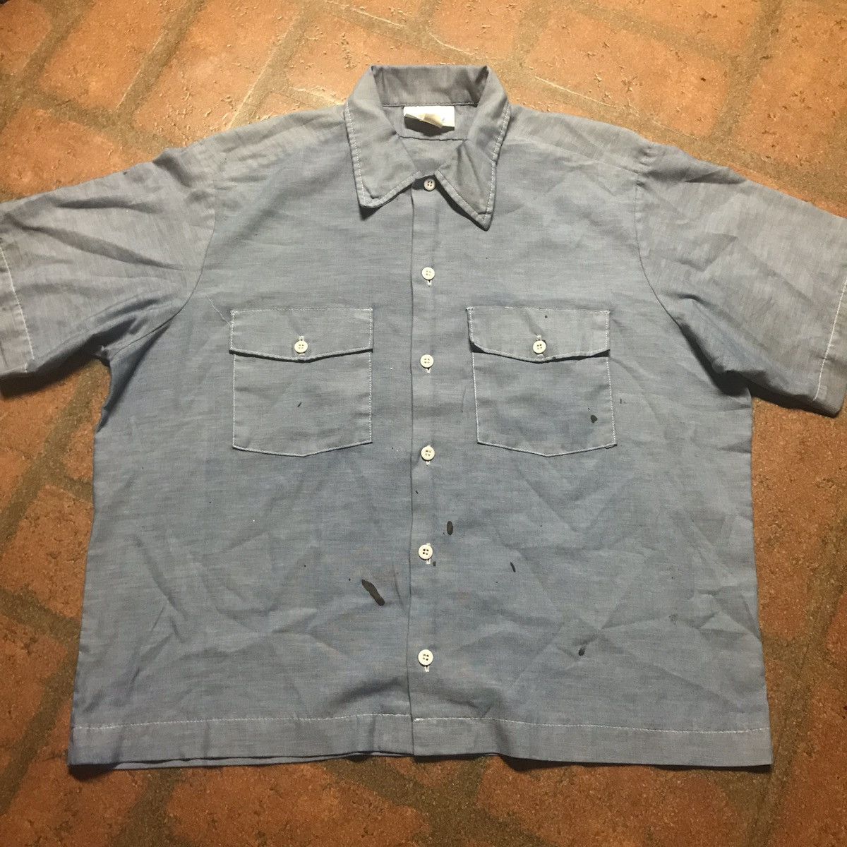 Dickies Vintage Chambray Work Shirt | Grailed