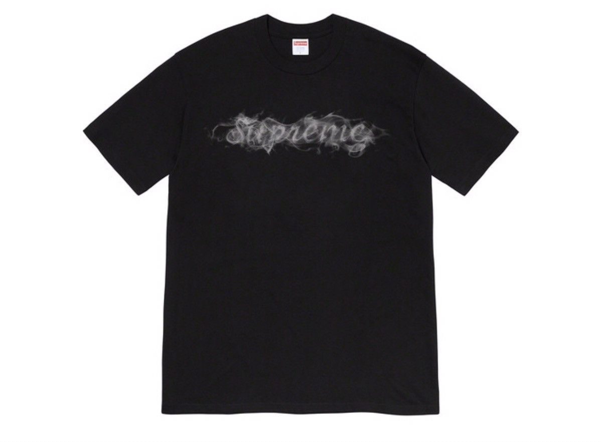 Supreme Smoke Tee Black | Grailed