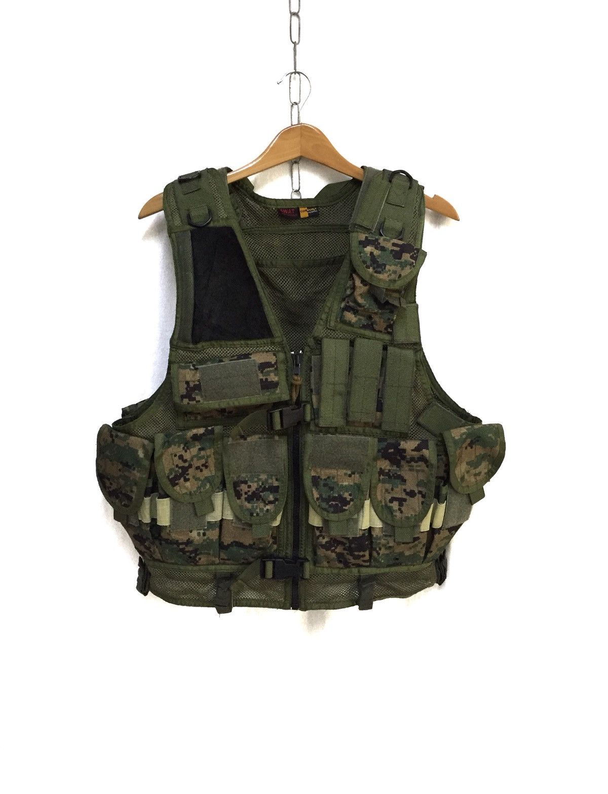 Dupont × Japanese Brand Swat Camo Tactical Vest Cargo Pocket Cordura ...