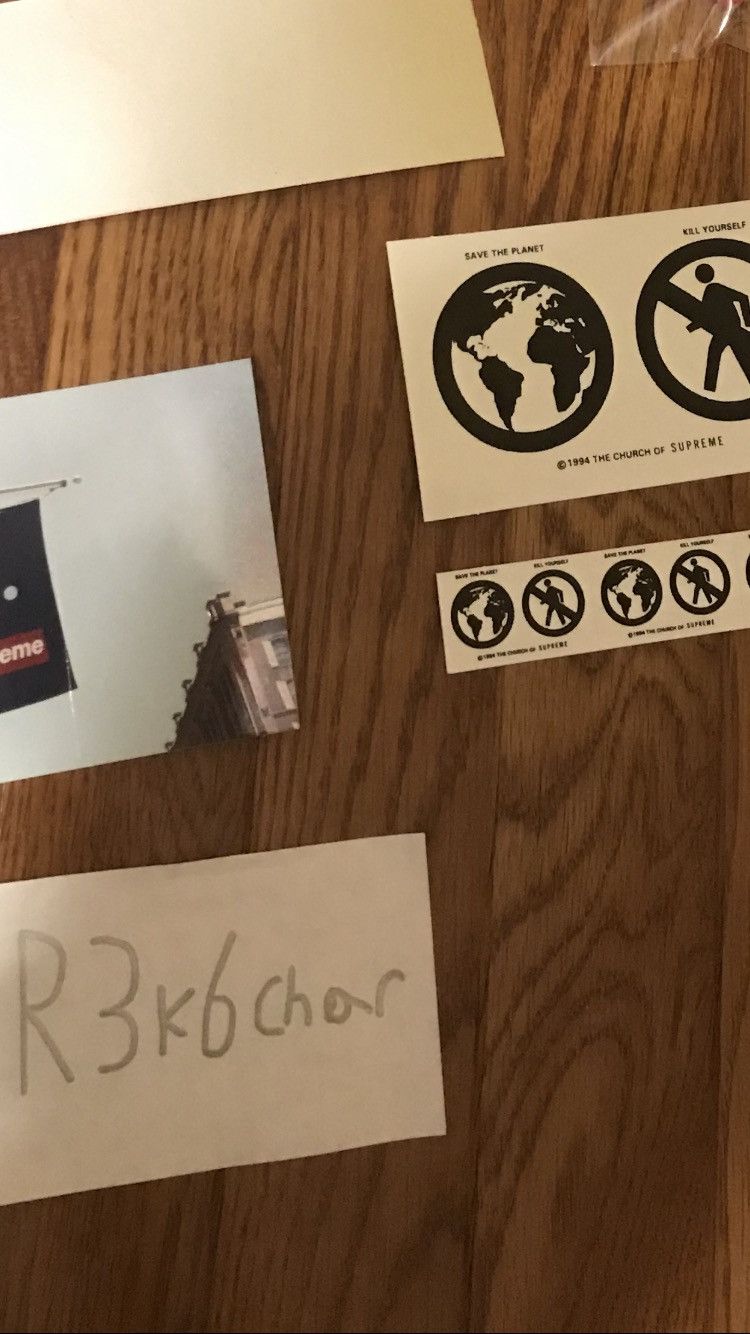 Supreme Supreme Banner Sticker | Grailed