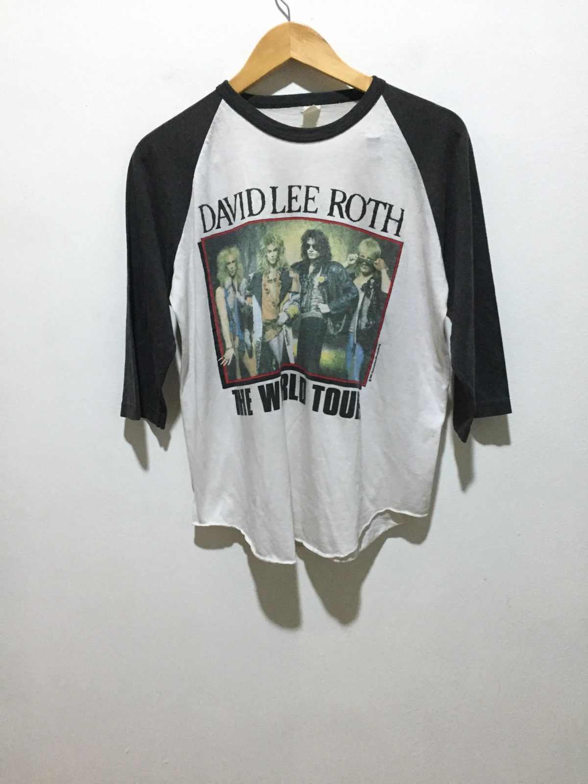 Band Tees × Tour Tee × Vintage Vintage Rare 80’s David Lee Roth Raglan ...