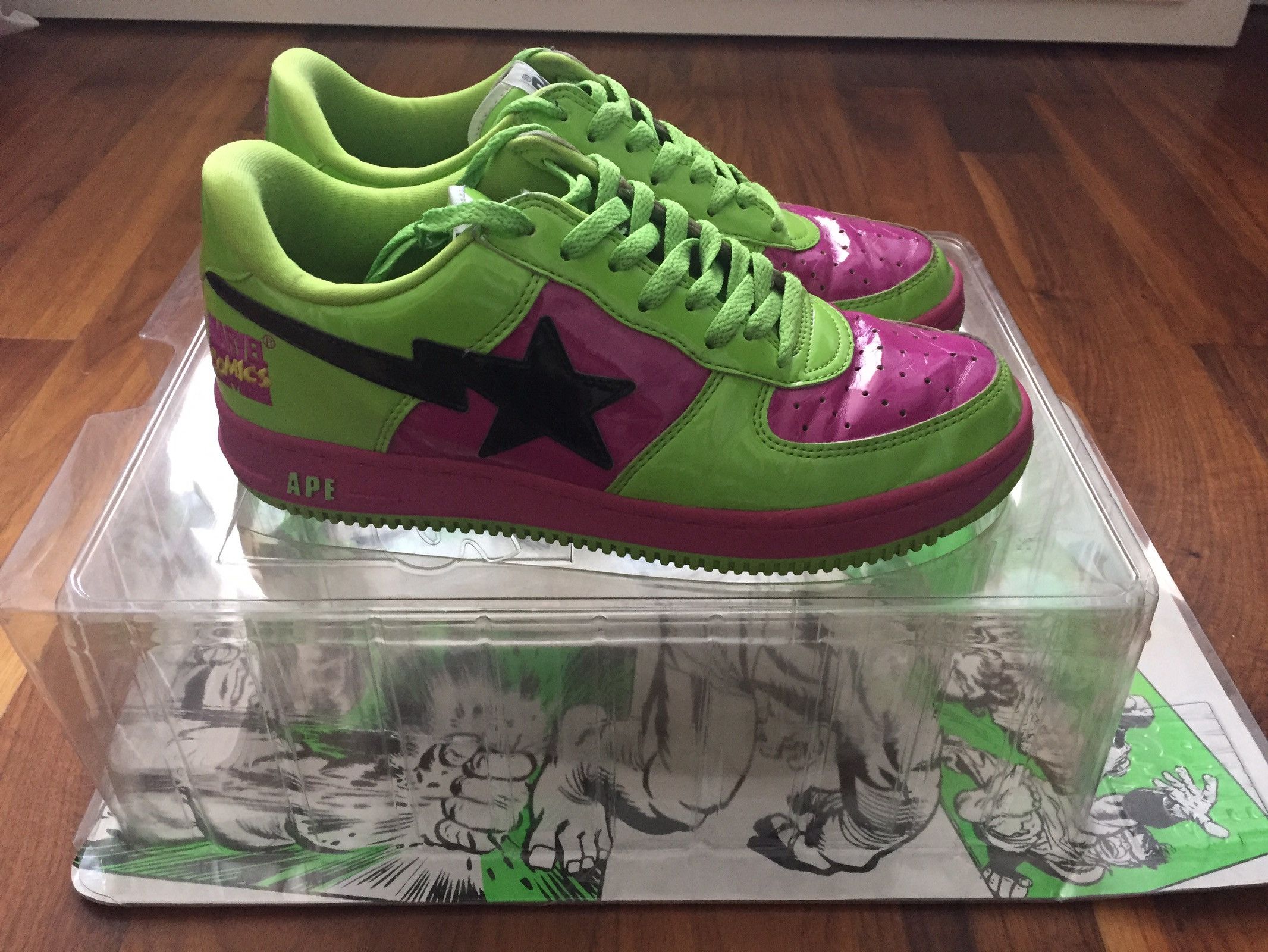 Bape × Marvel Comics Super Rare "Incredible Hulk" A Bathing Ape X ...