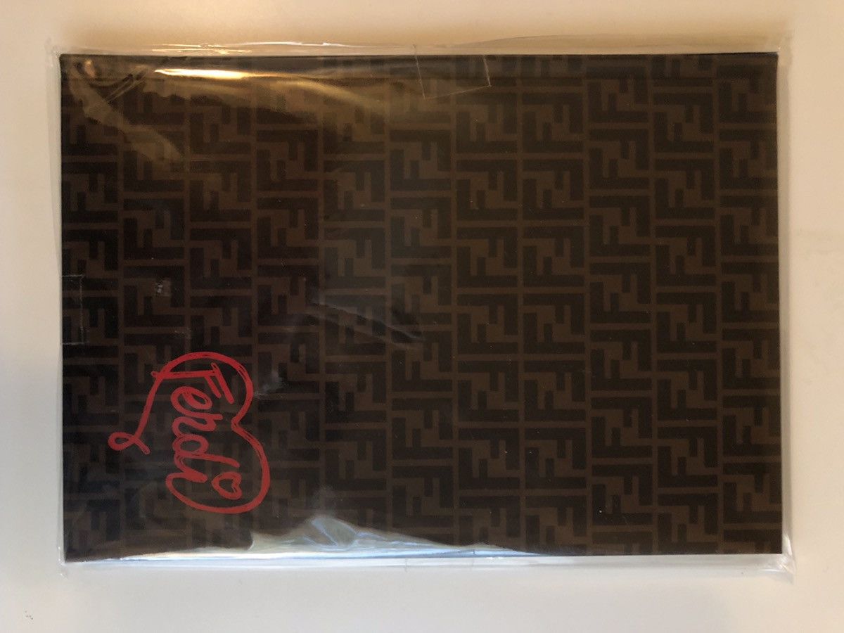 Fendi Fendi Notebook Logo Monogram & Sticker Set Composition Book | Grailed