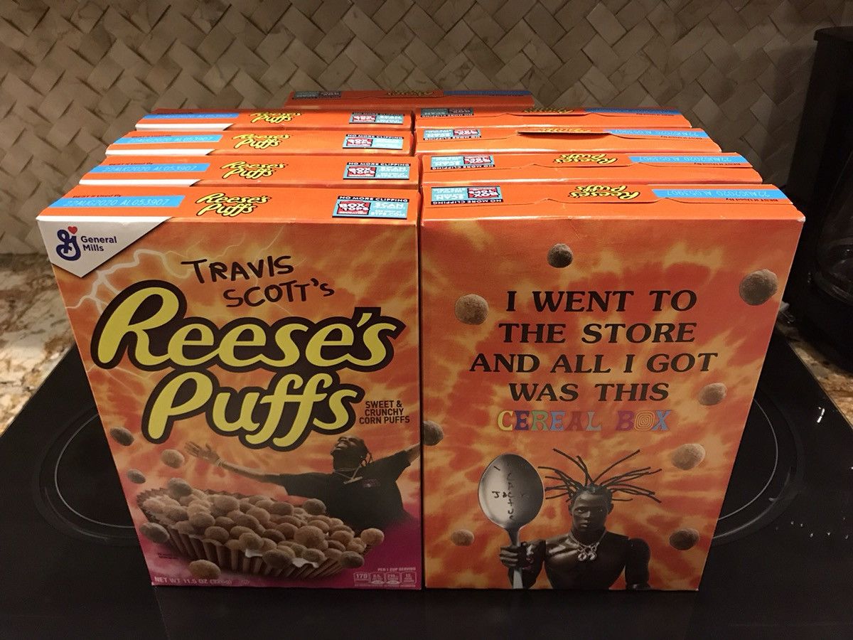 Travis Scott Travis Scott x Reese’s Puffs Special Edition Astroworld ...