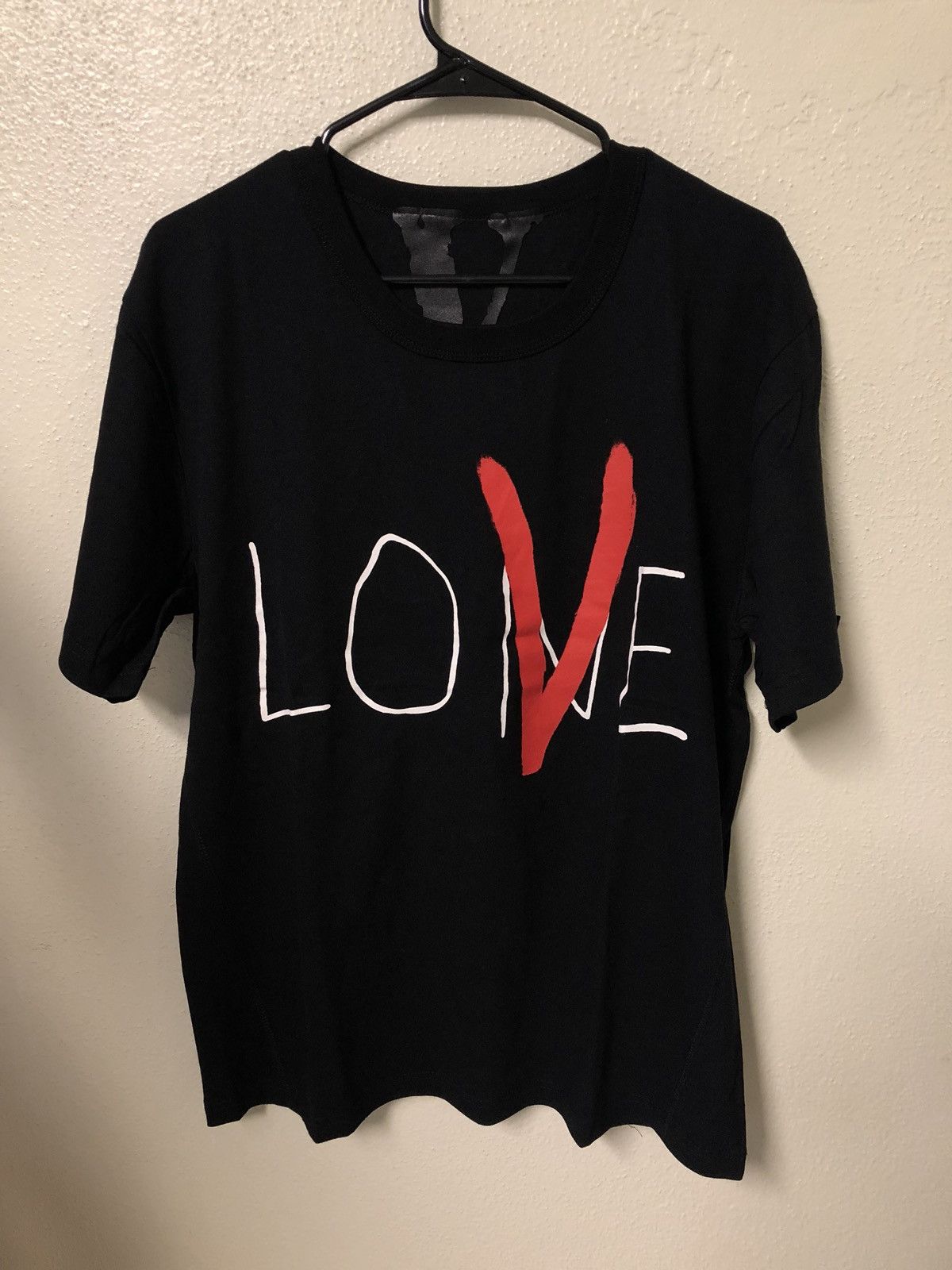 Vlone Vlone Love Tee Black | Grailed